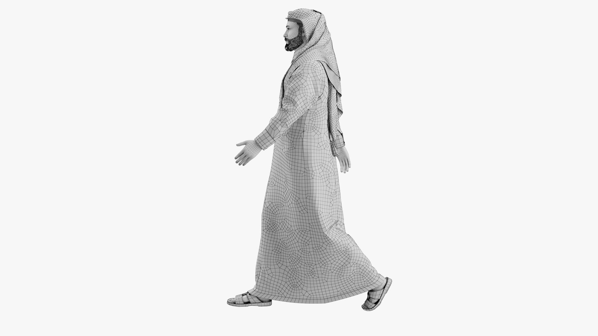 Arab Man 3D model - TurboSquid 2156063