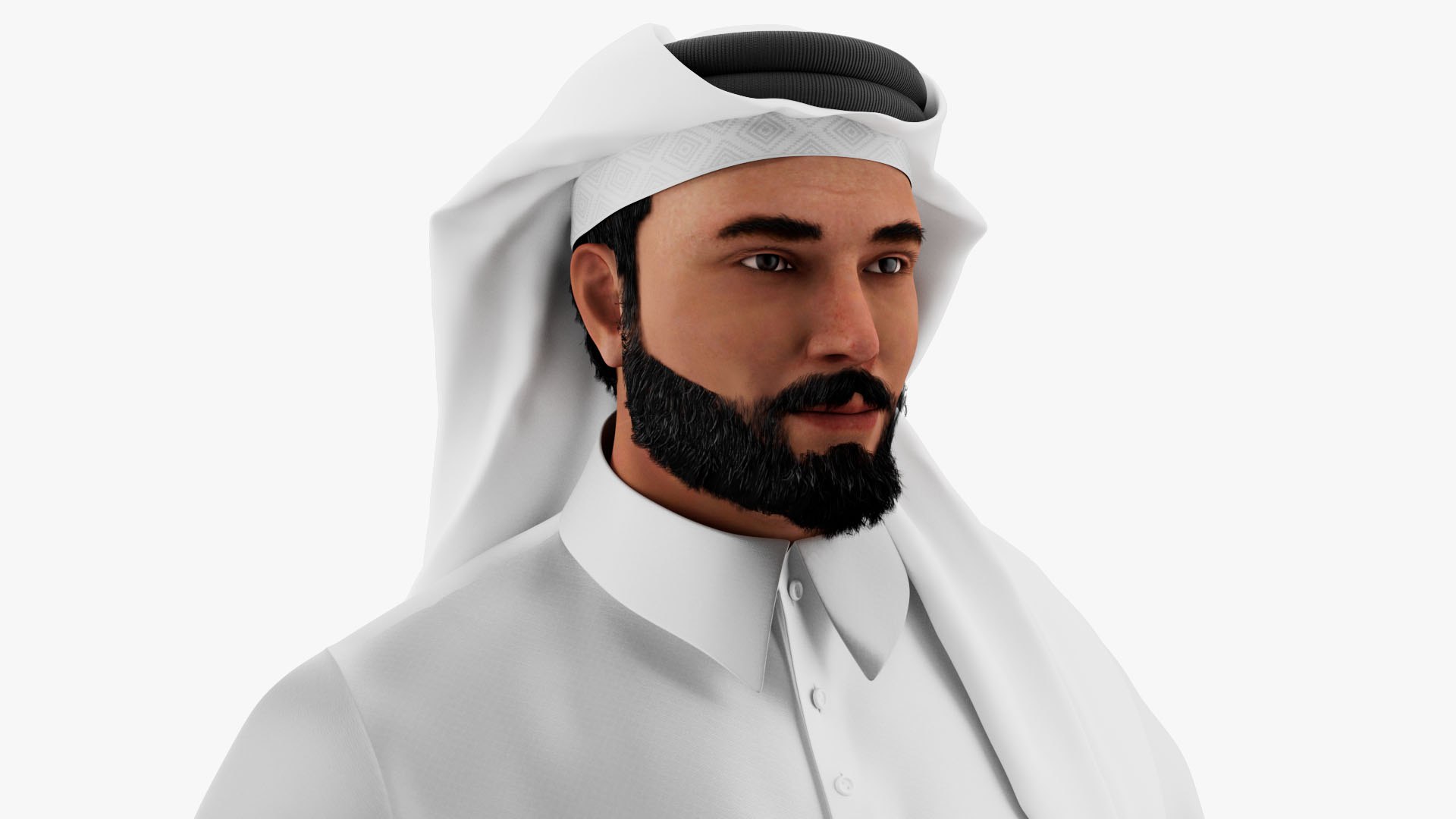 Arab Man 3D model - TurboSquid 2156063