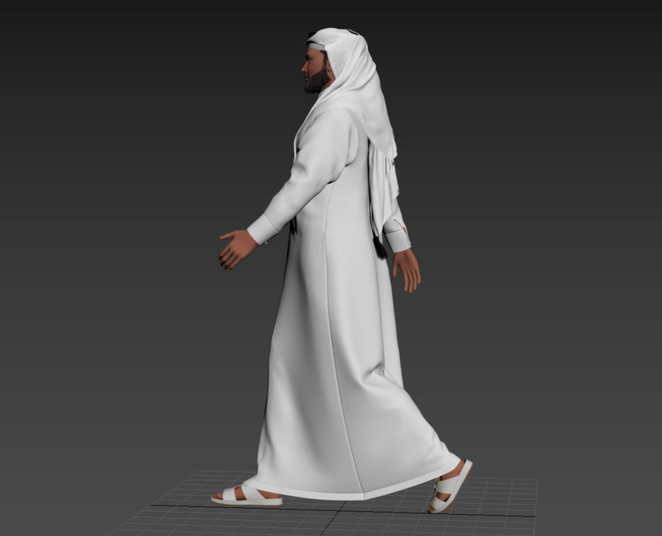 Arab Man 3D model - TurboSquid 2156063