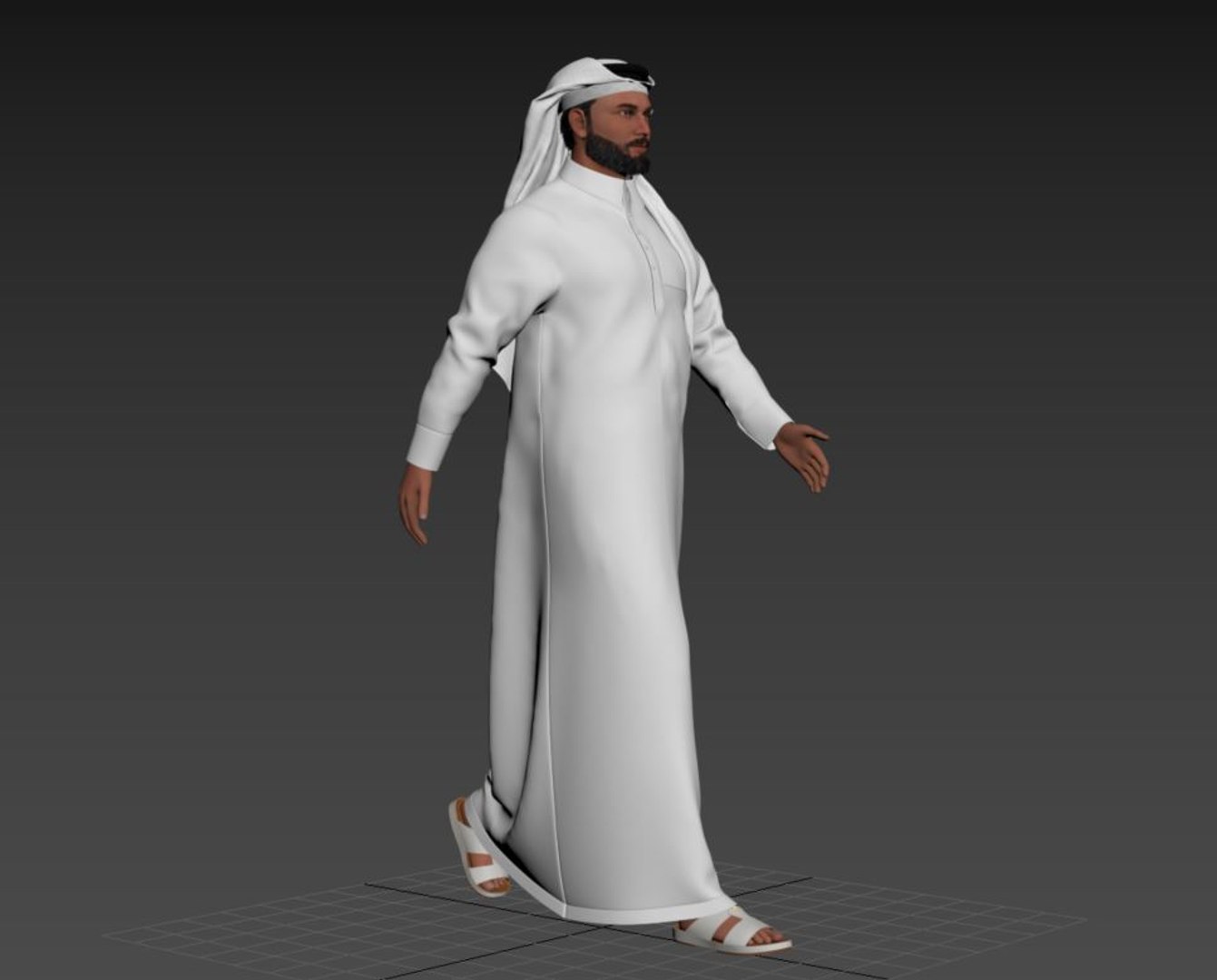 Arab Man 3D model - TurboSquid 2156063