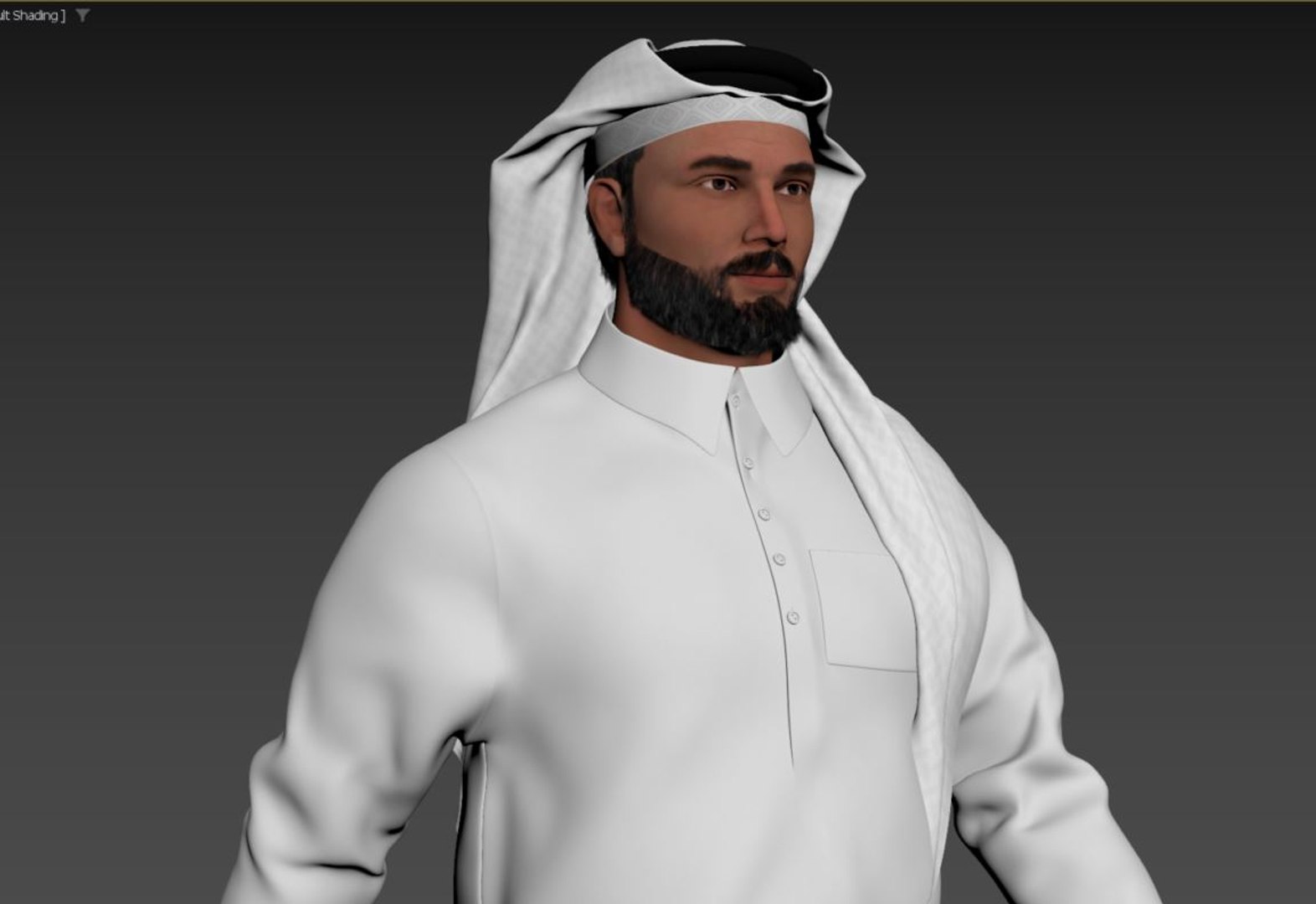 Arab Man 3D model - TurboSquid 2156063