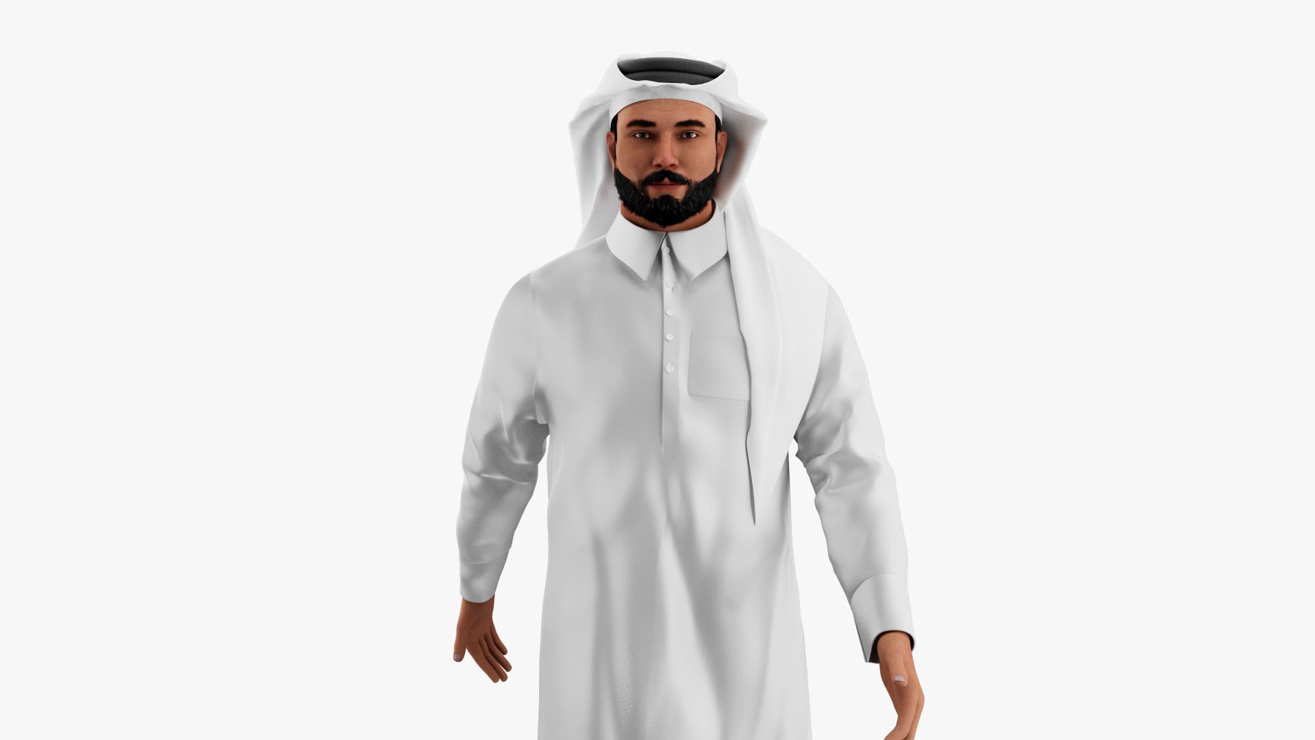 Arab Man 3D model - TurboSquid 2156063