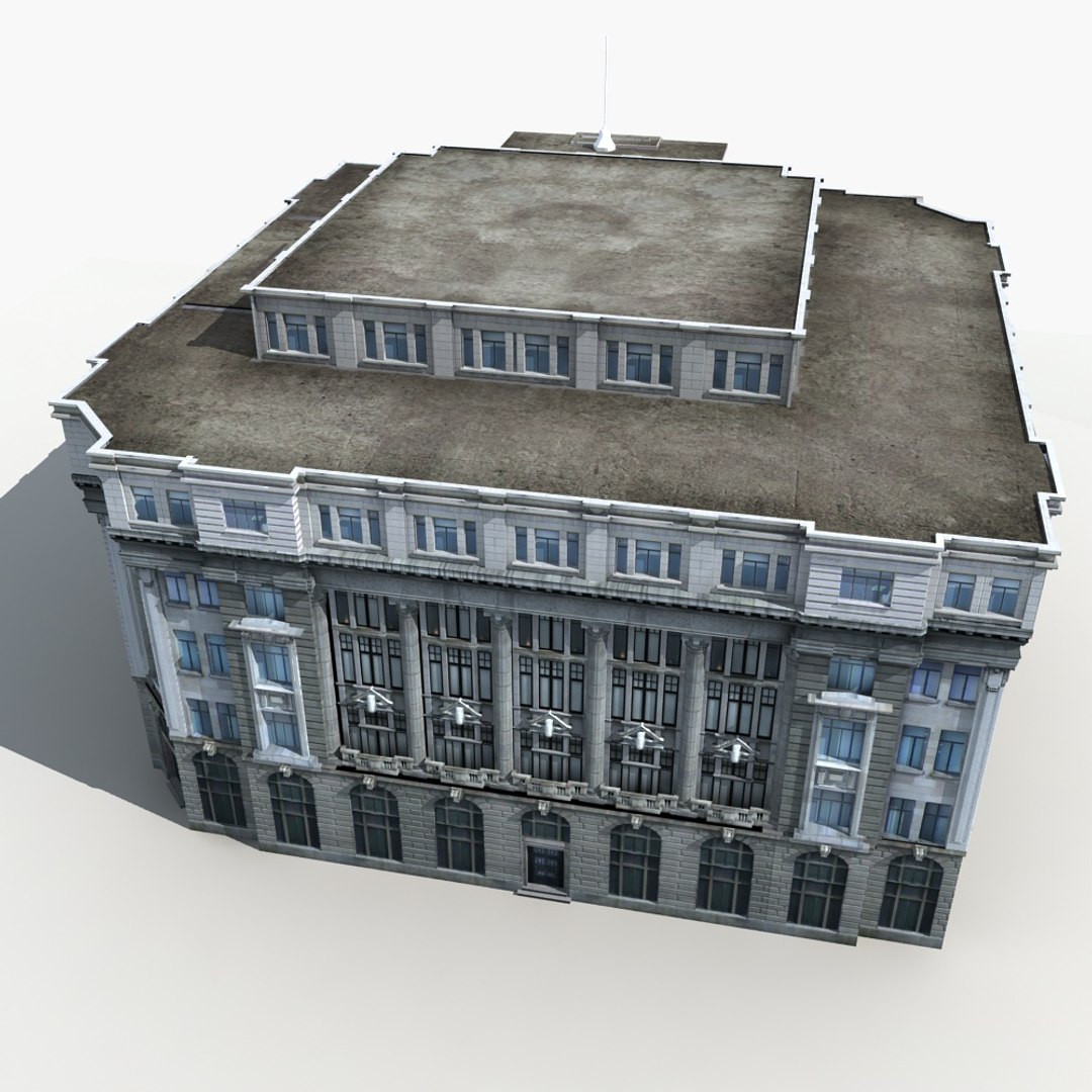 Old building 3D model - TurboSquid 1318897