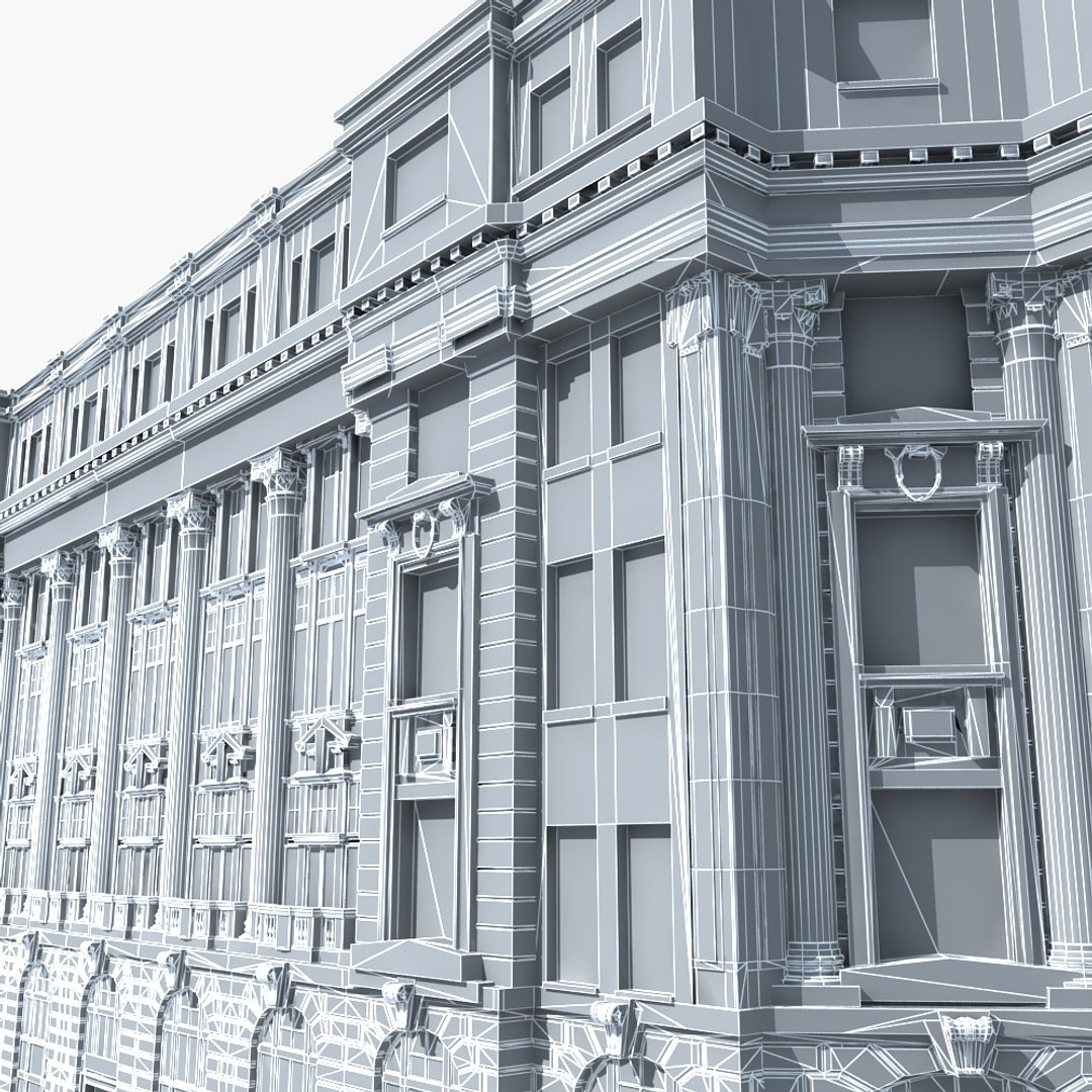 Old building 3D model - TurboSquid 1318897