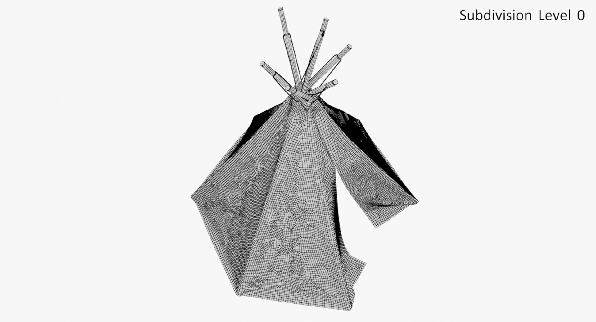 Tepee 01 2 3D model - TurboSquid 1356222