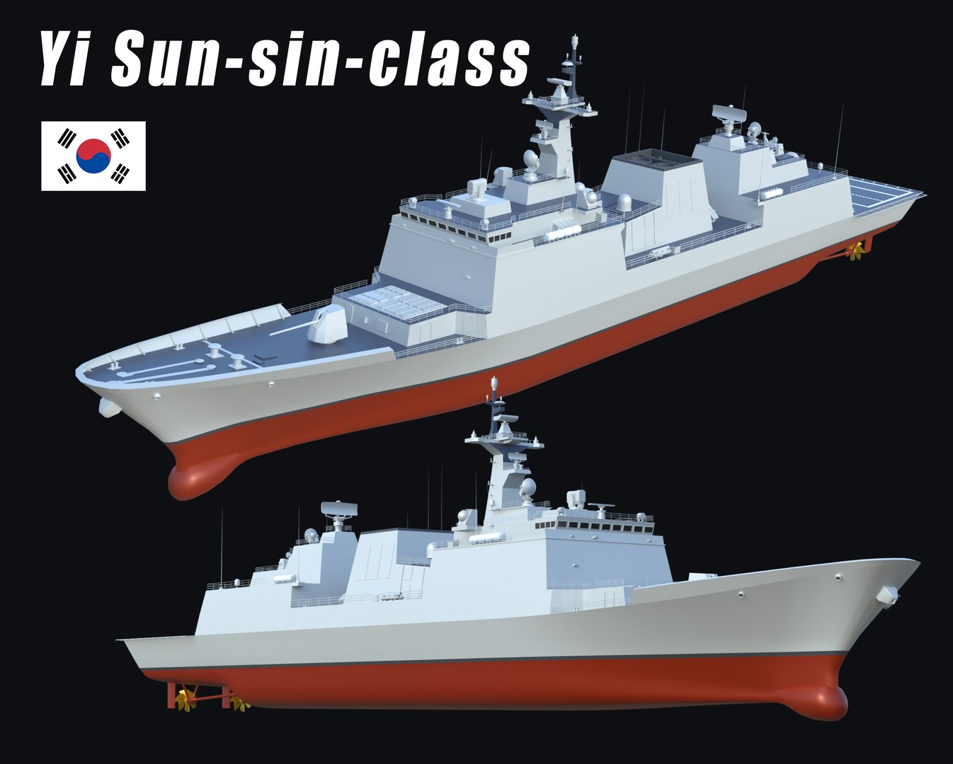 Yi Sun-sin-class Low-Poly 3D Model - TurboSquid 2044342