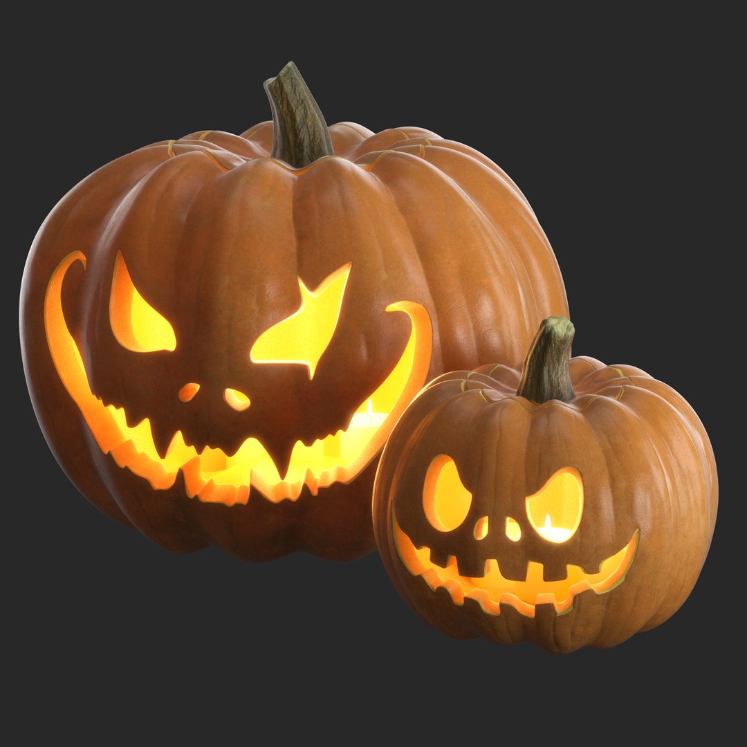 3D Halloween Pumpkins - TurboSquid 2139881