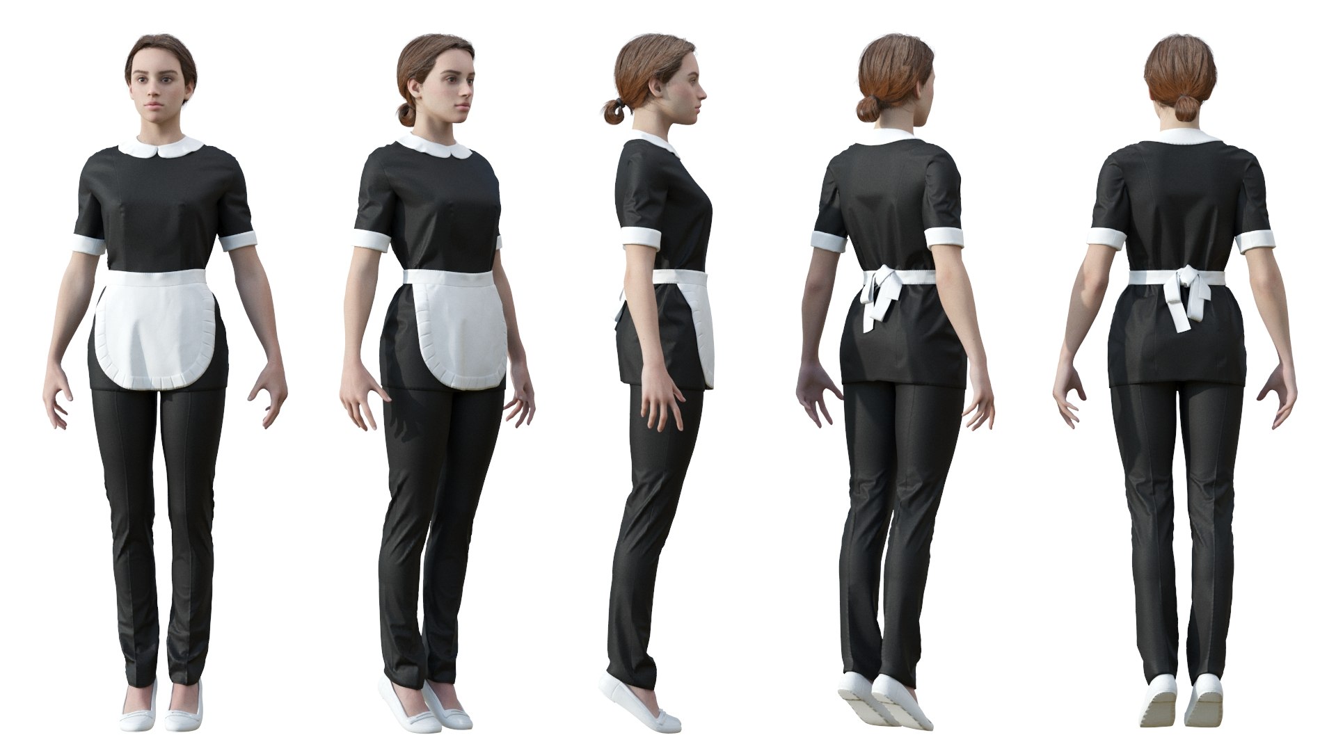 Housemaid Model - TurboSquid 2131185