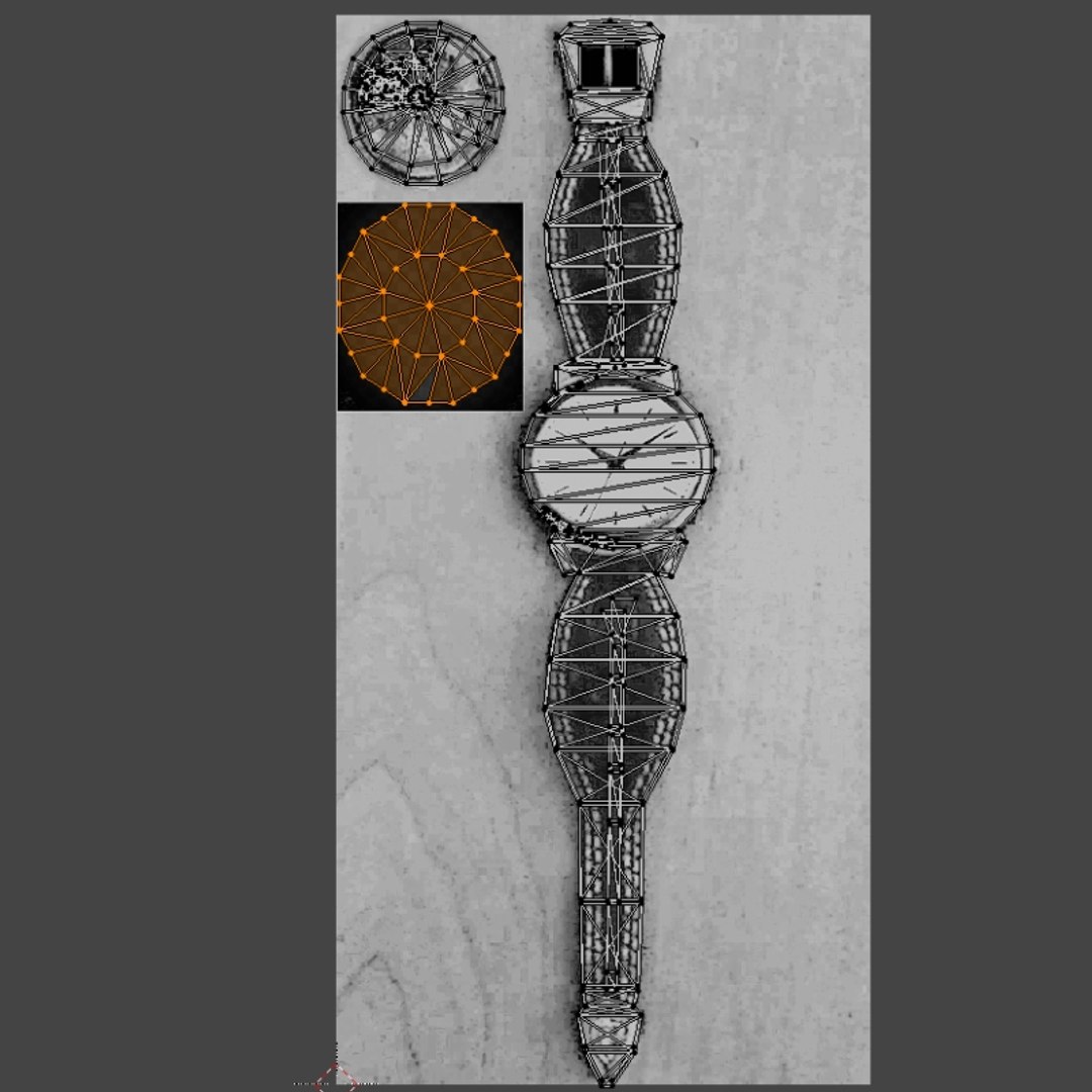 Free Hand Watch 3D Model - TurboSquid 1812238