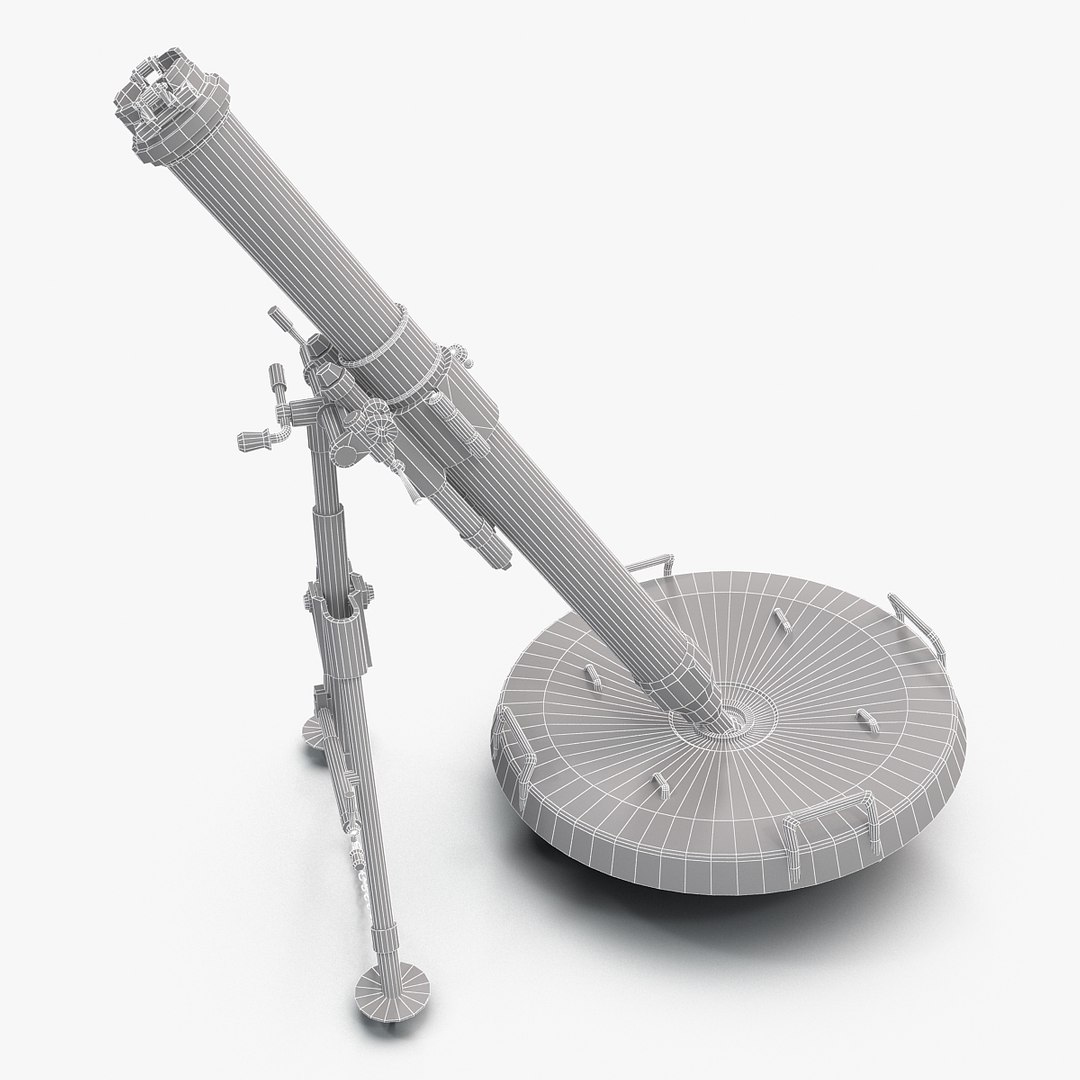 mortars 120mm 2b11 3d max