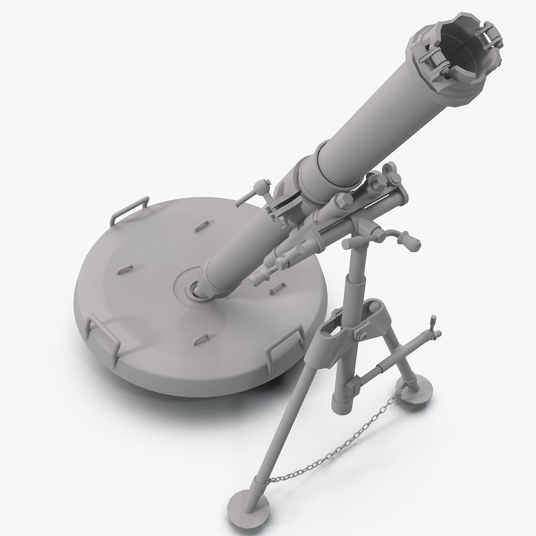 mortars 120mm 2b11 3d max