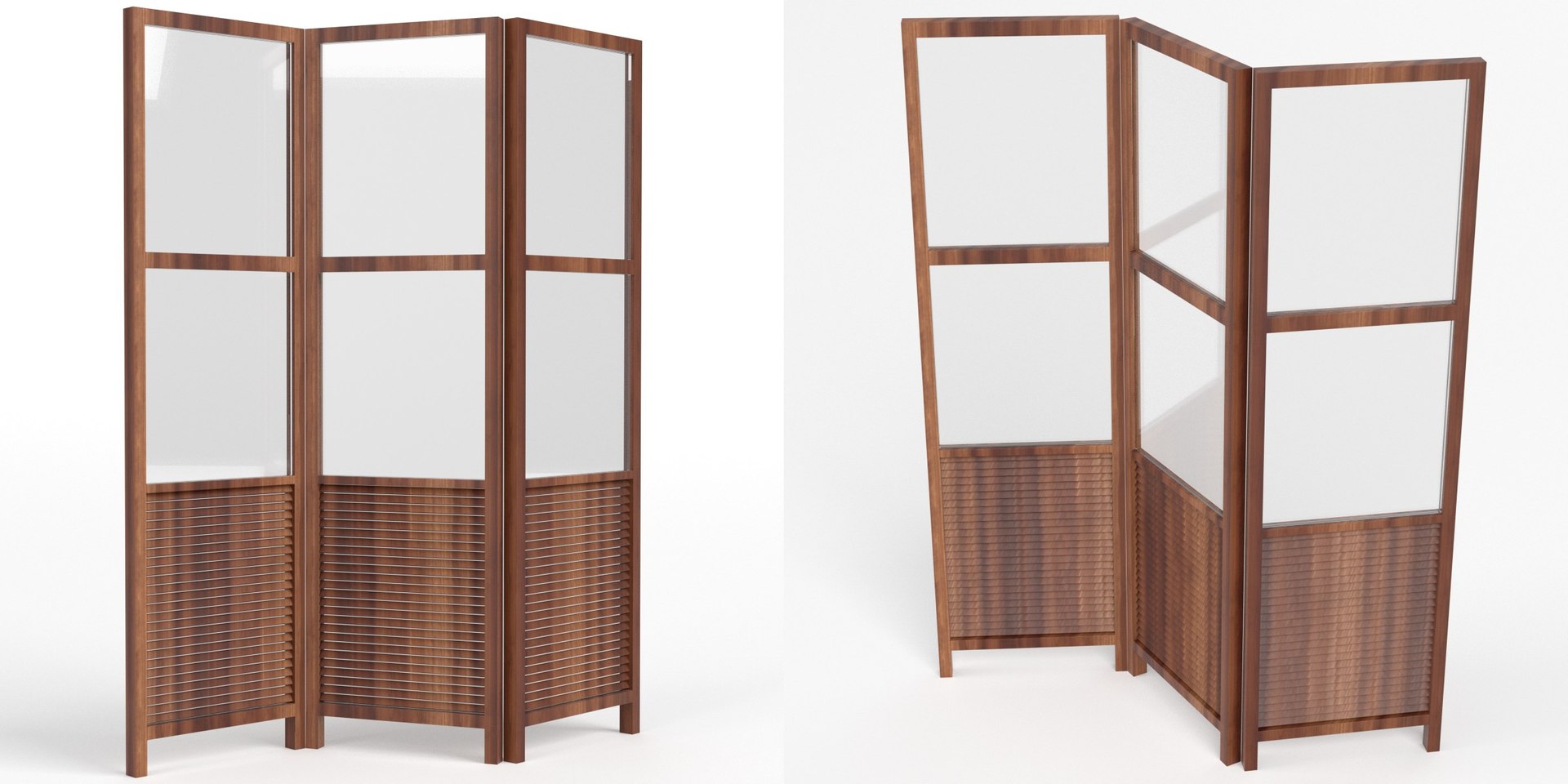 Folding Screen Panel Room Divider 3d Max