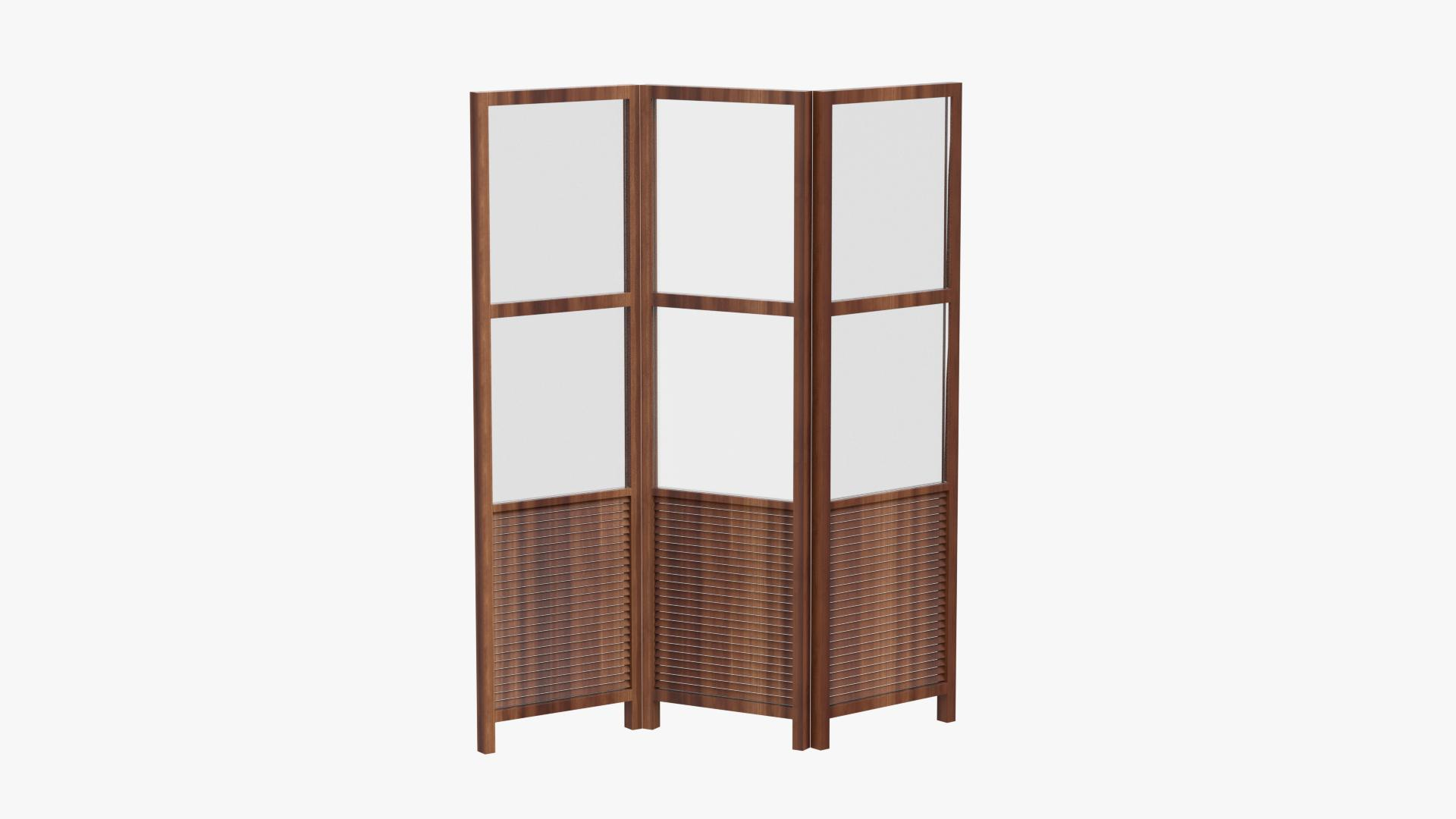 Folding Screen Panel Room Divider 3d Max