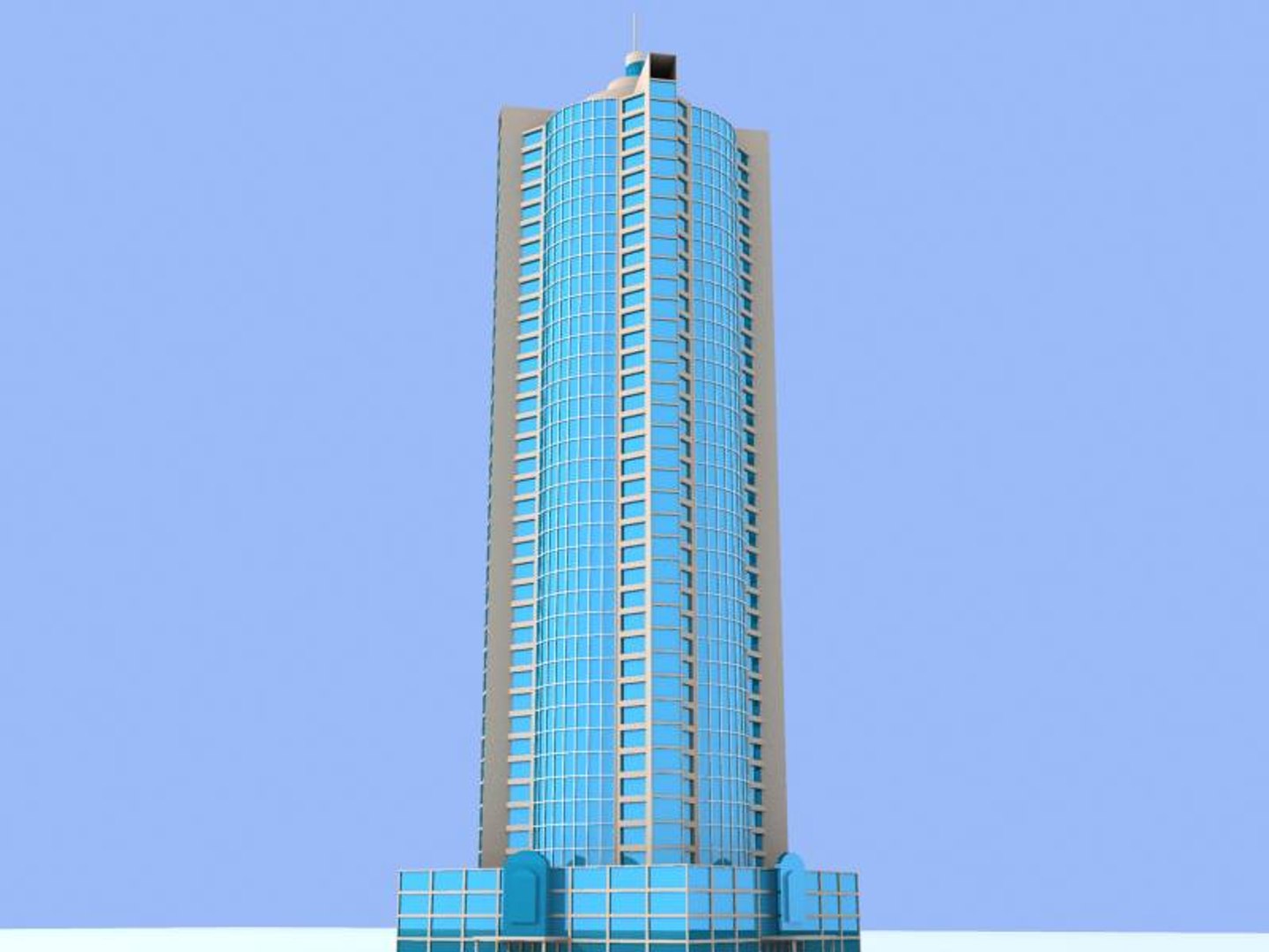 3d model shanghai skyscraper 6 building
