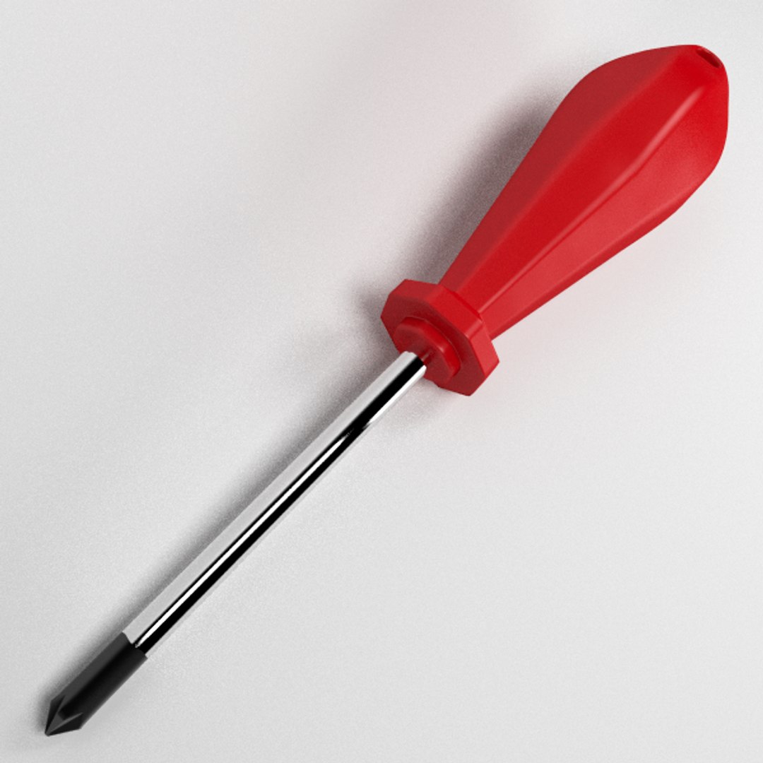Phillips Screwdriver 3d Model