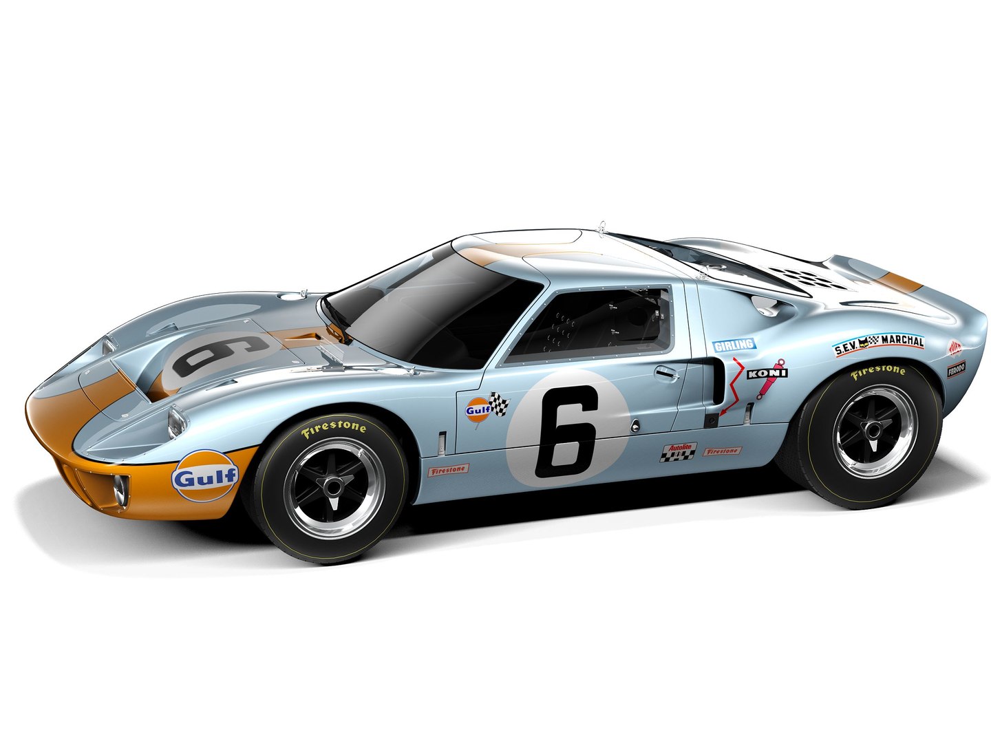 3D Model Ford GT40 1963 - TurboSquid 2224151