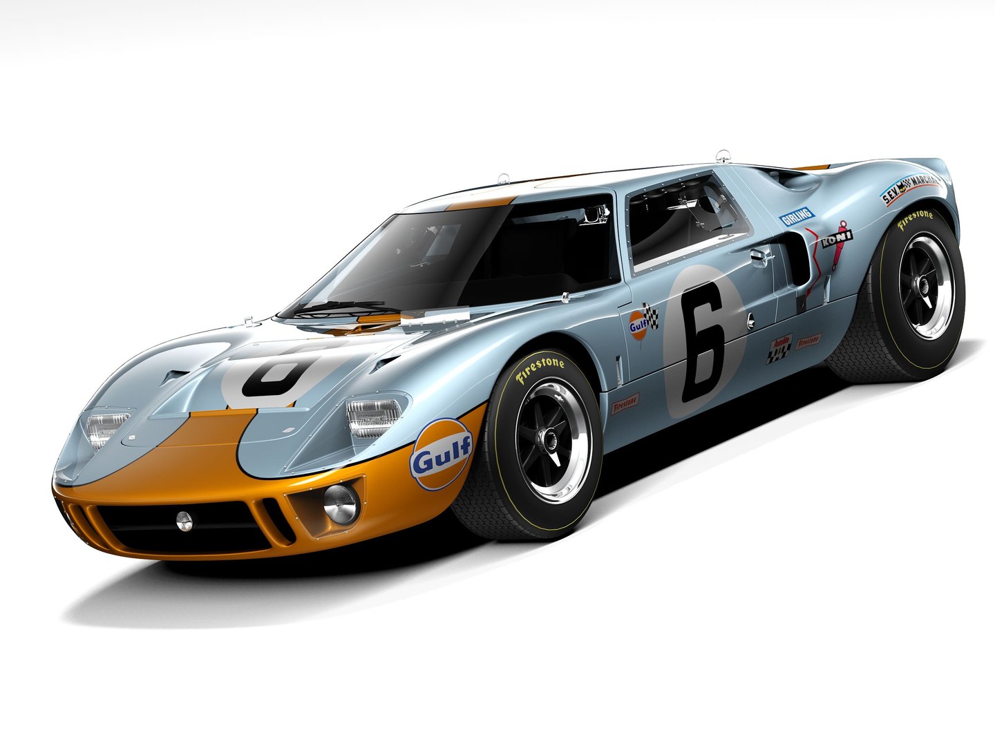 3D Model Ford GT40 1963 - TurboSquid 2224151