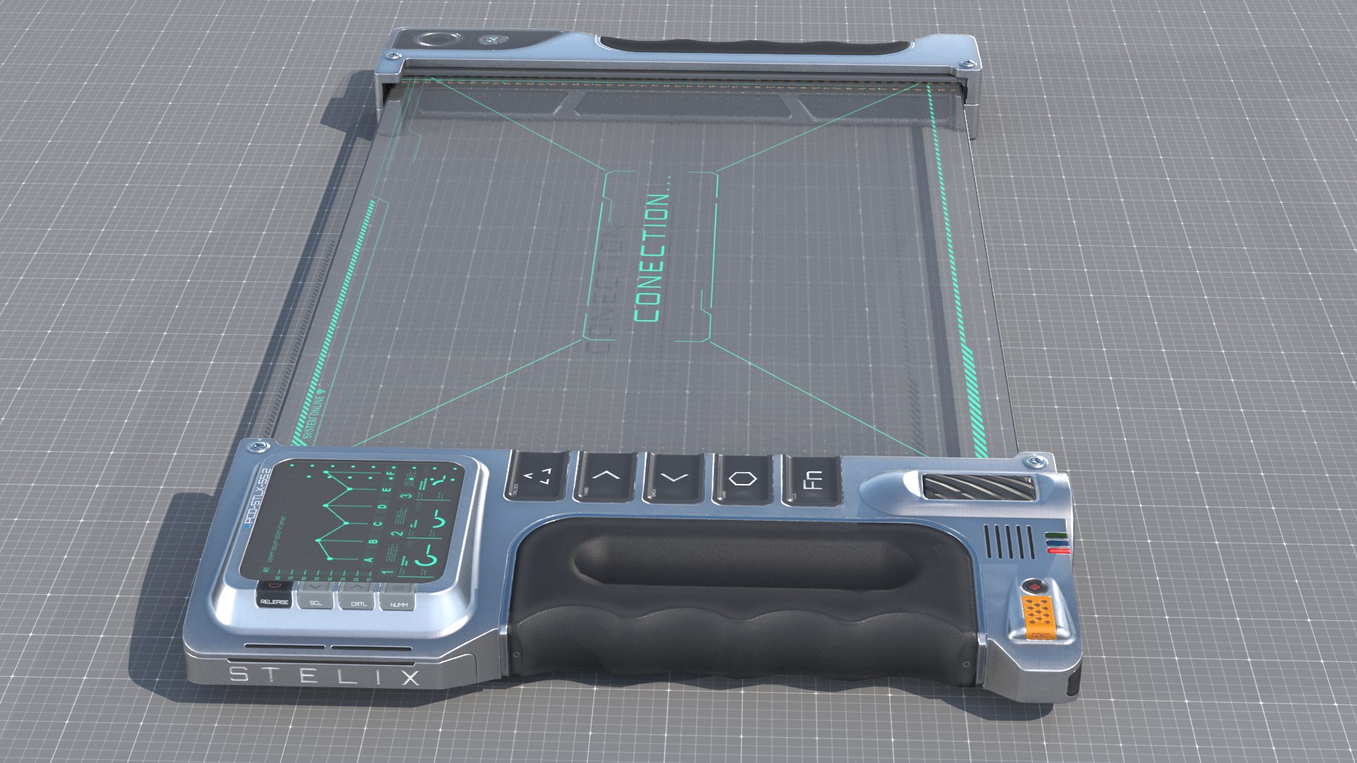 3D Sci-fi Tablet Device PBR - TurboSquid 1819808