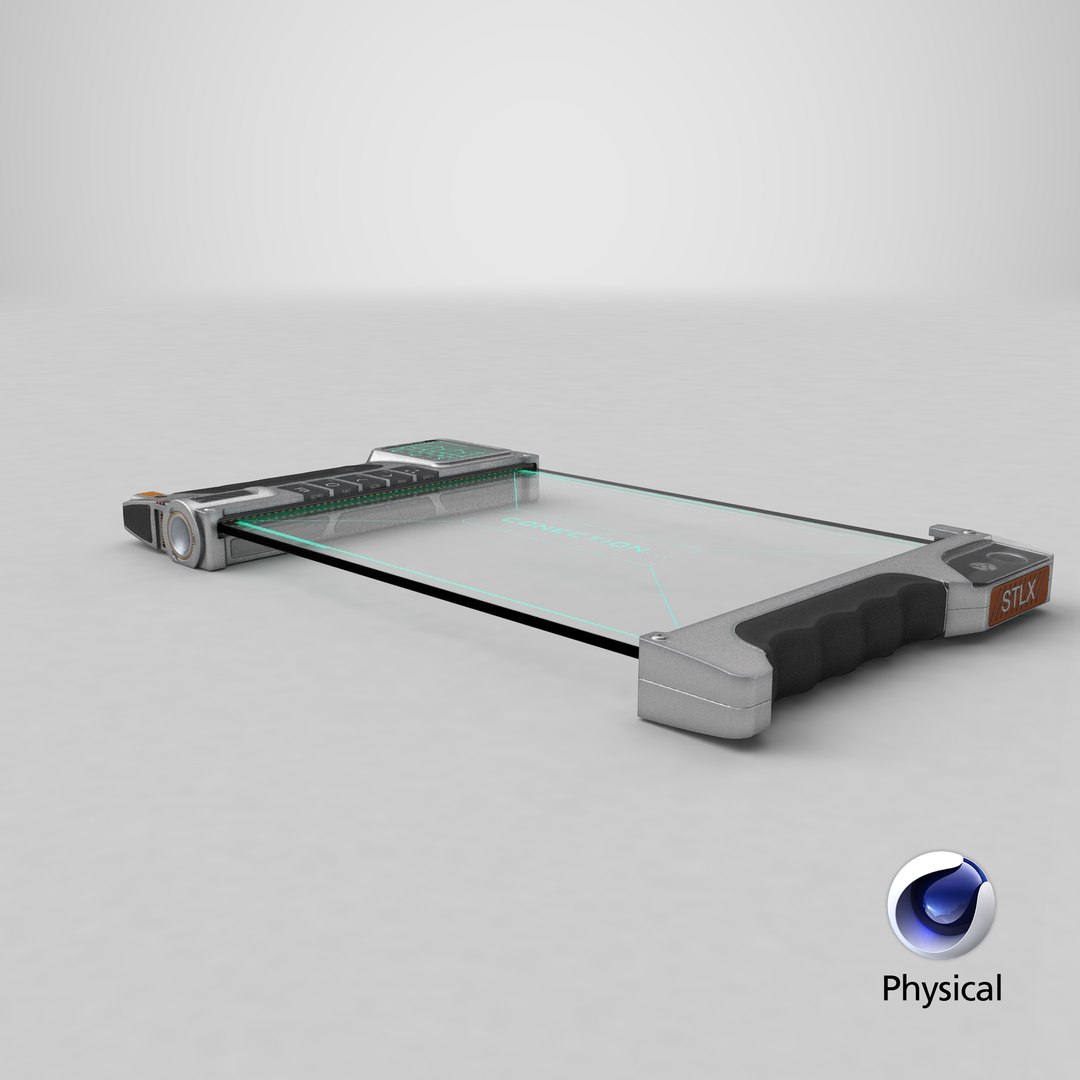 3D Sci-fi Tablet Device PBR - TurboSquid 1819808