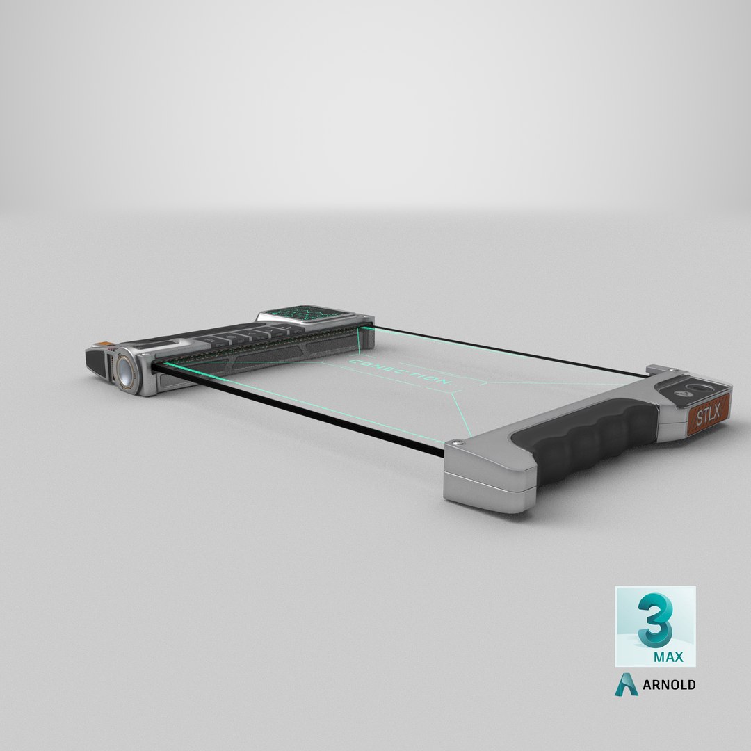 3D Sci-fi Tablet Device PBR - TurboSquid 1819808