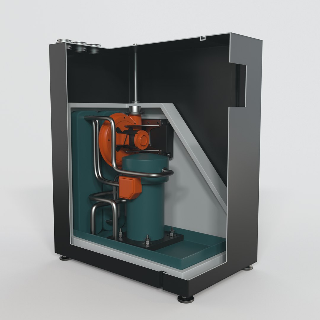 3D Heat Pump - TurboSquid 1558749