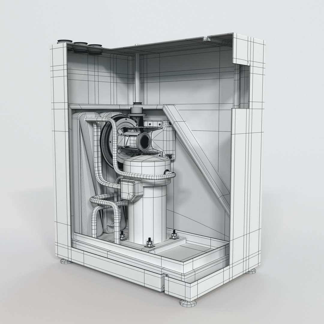 3D Heat Pump - TurboSquid 1558749