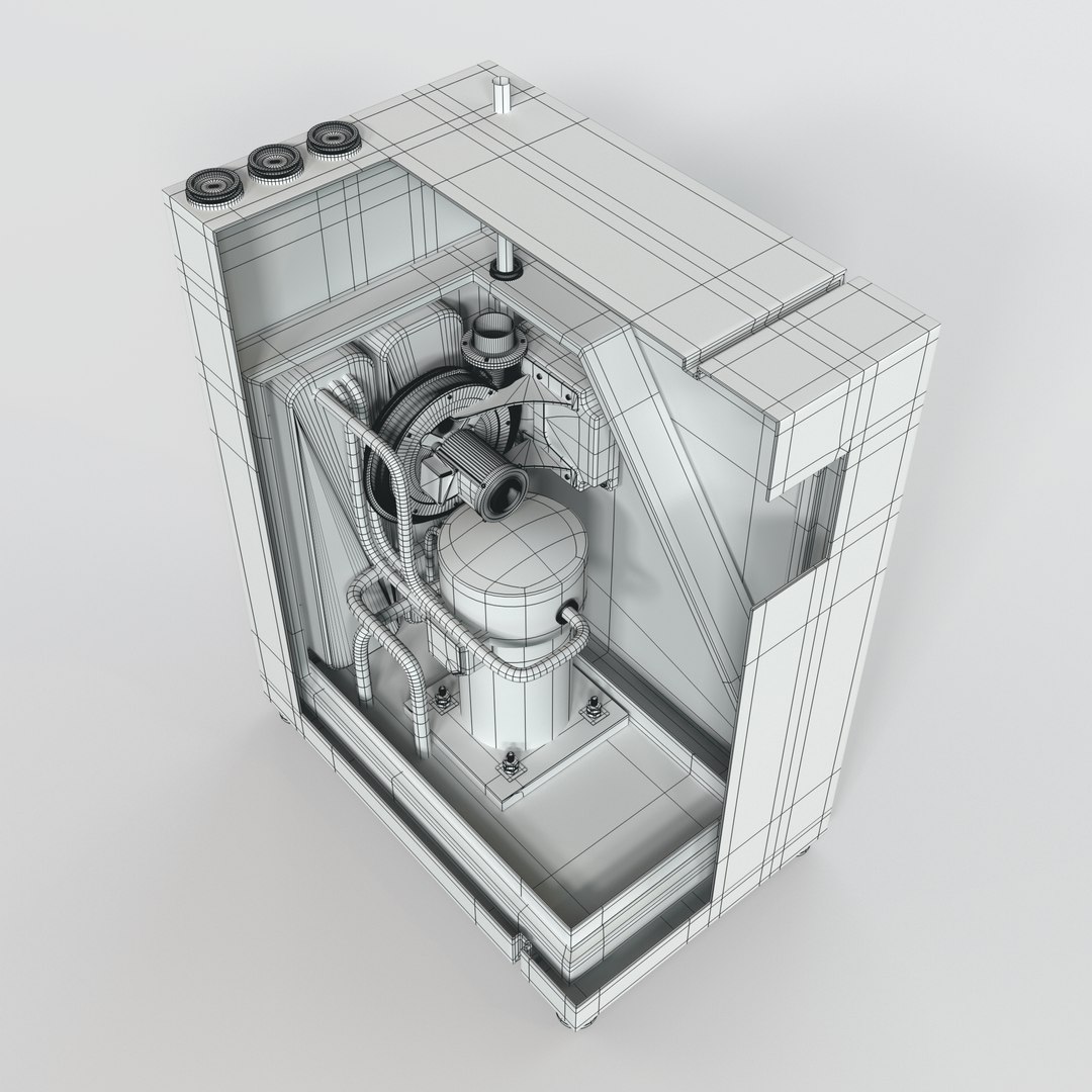 3D Heat Pump - TurboSquid 1558749