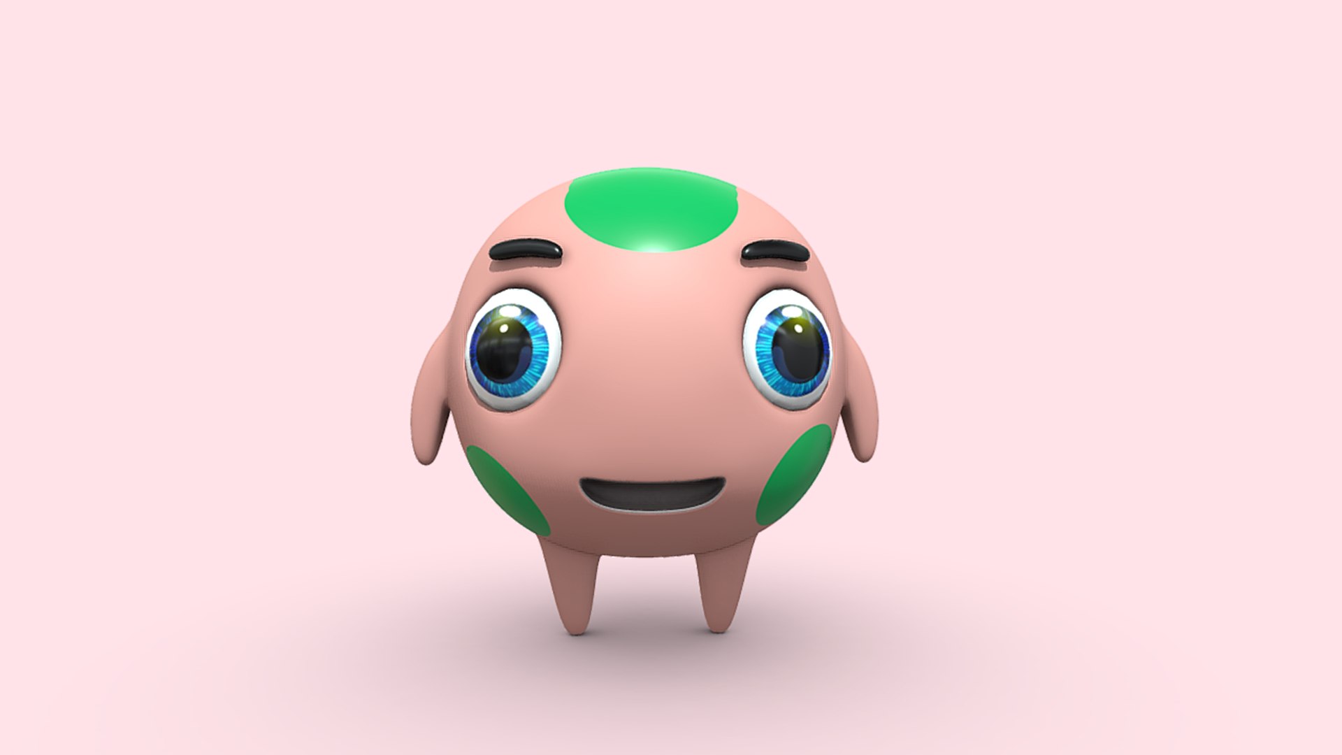3D Cartoon Character - Baby Alien Model - TurboSquid 2168467
