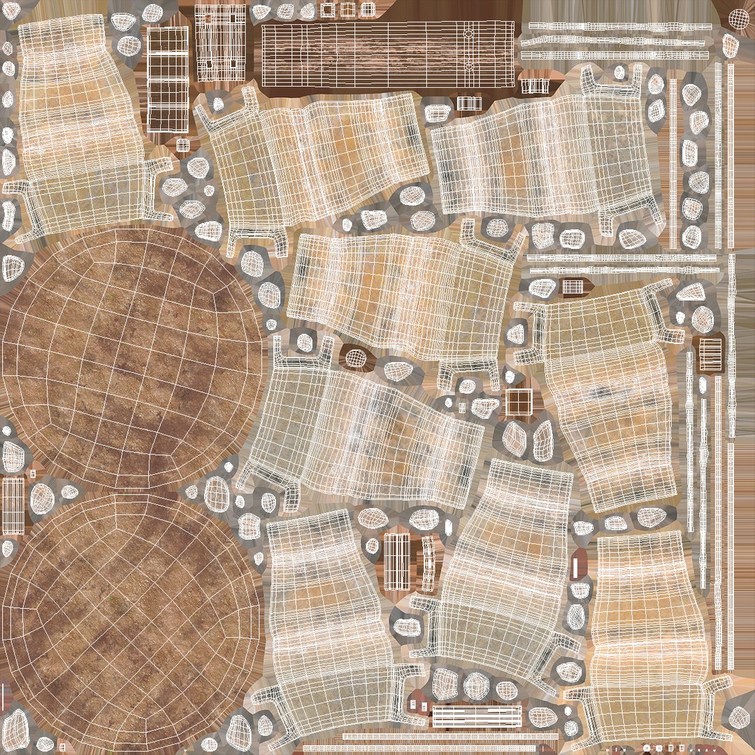 3D Model Antique Stone Mill - TurboSquid 2325178