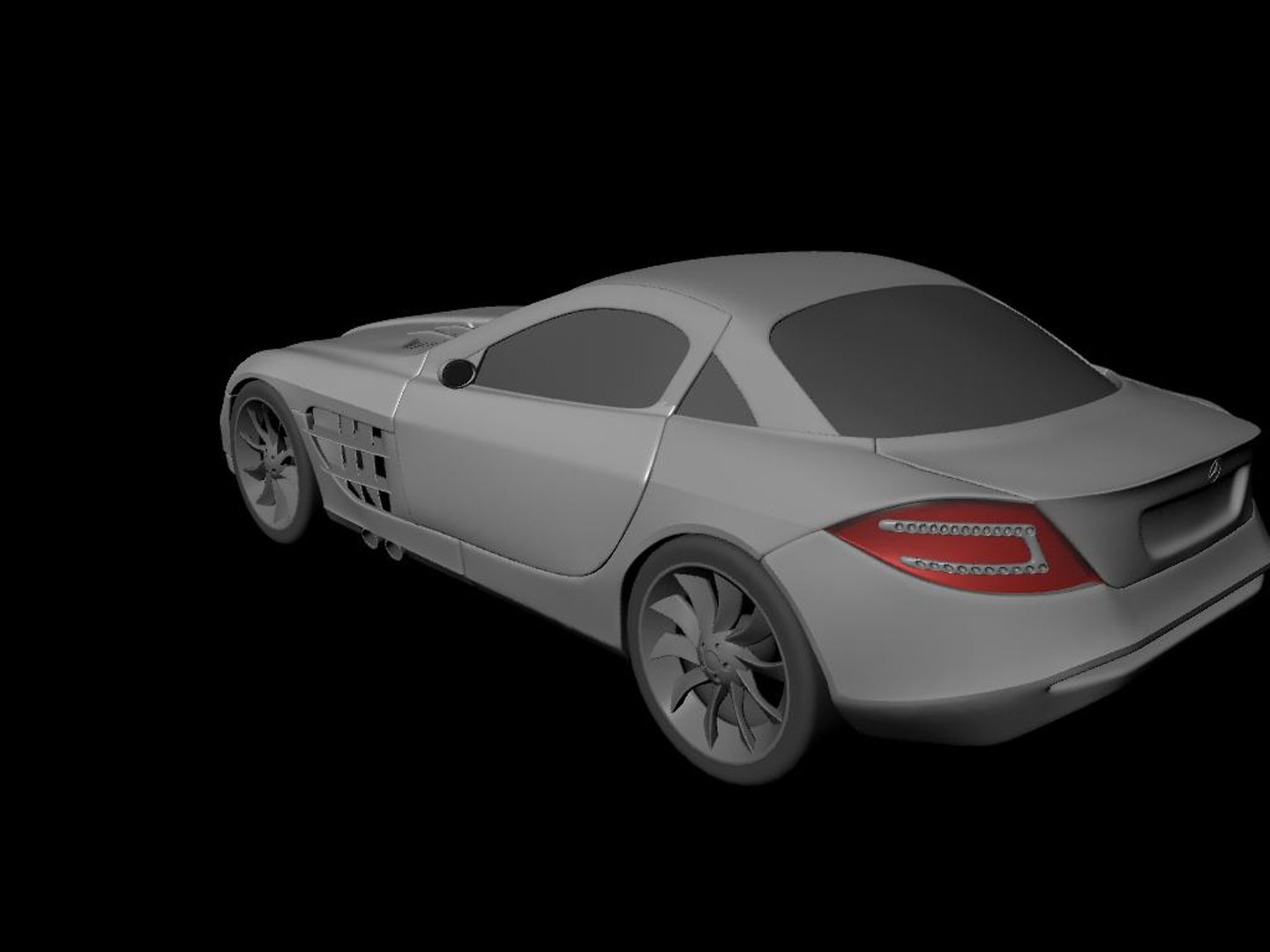 3d model slr mclaren
