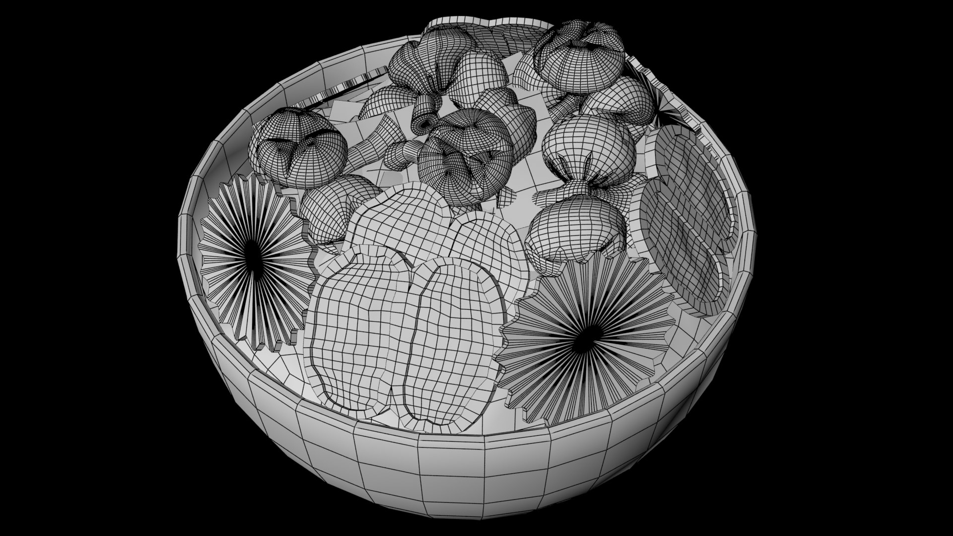 3D Vegetable Salad Dish 1 Model - TurboSquid 1925865