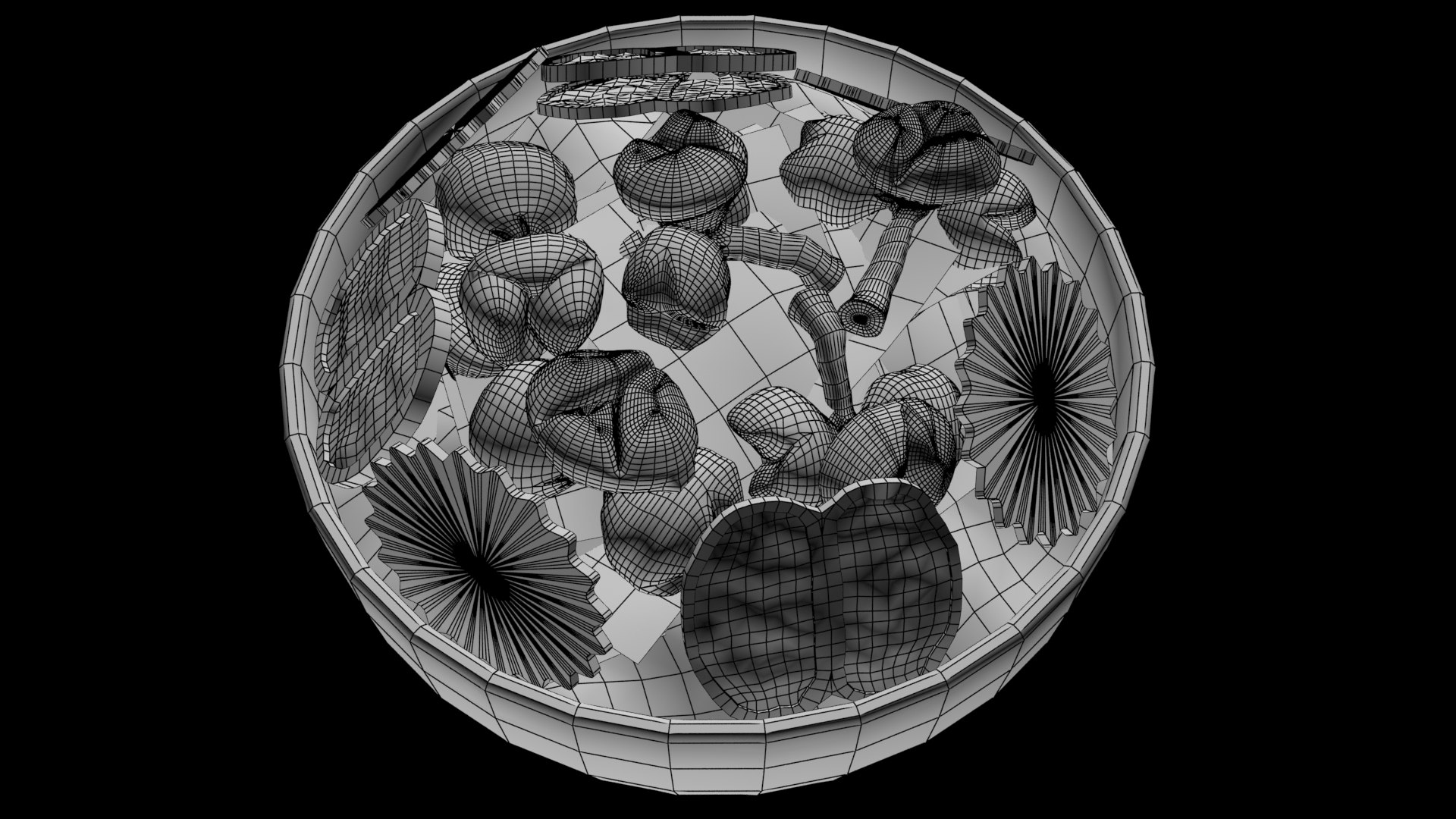 3D Vegetable Salad Dish 1 Model - TurboSquid 1925865