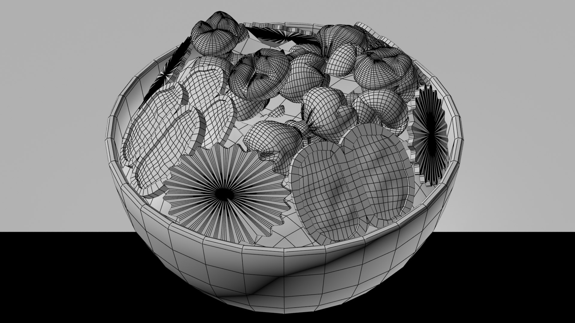 3D Vegetable Salad Dish 1 Model - TurboSquid 1925865