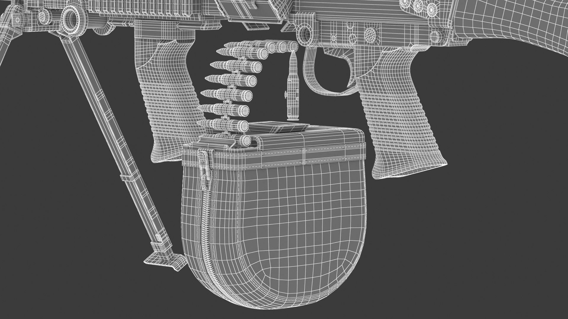 M249 Light Machine Gun 3D Model - TurboSquid 1993957