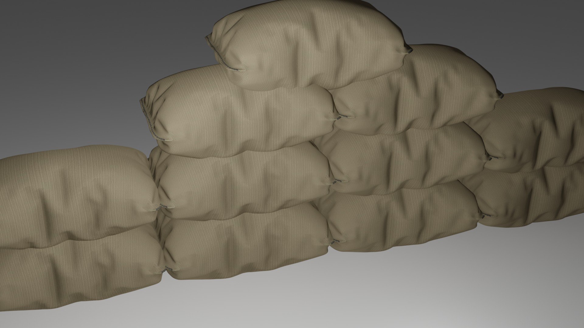 3D Sandbag model - TurboSquid 1751566