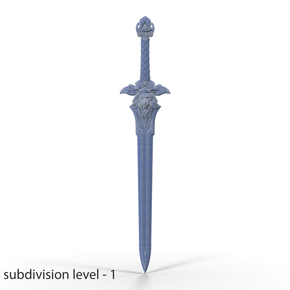 warcraft sword c4d