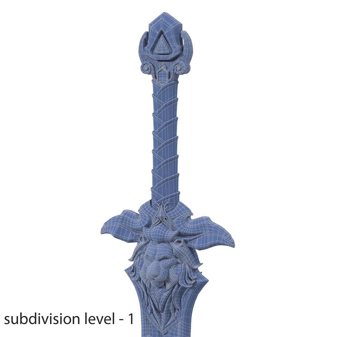 warcraft sword c4d