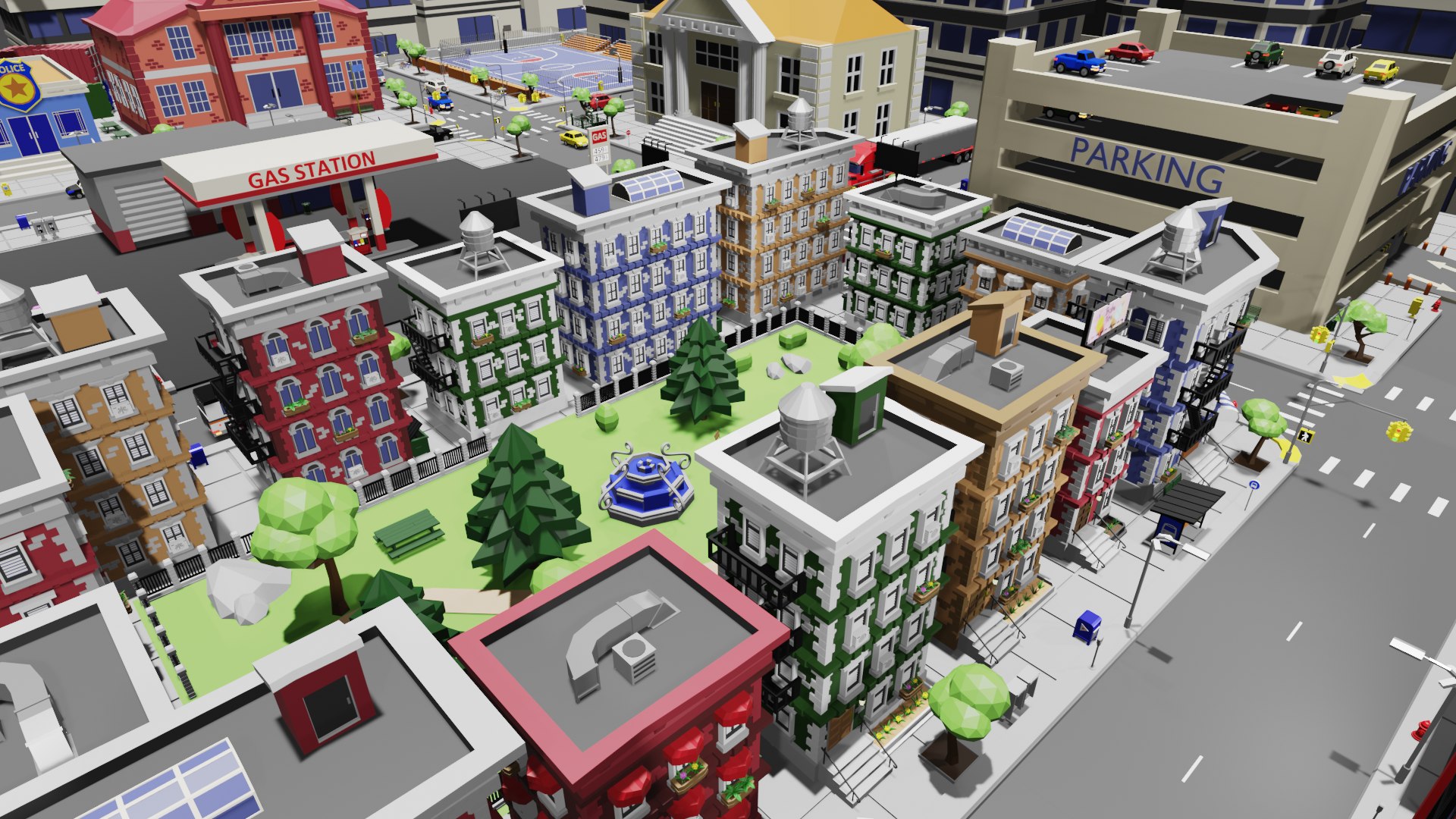 3D City Mega Pack Model - TurboSquid 2194303