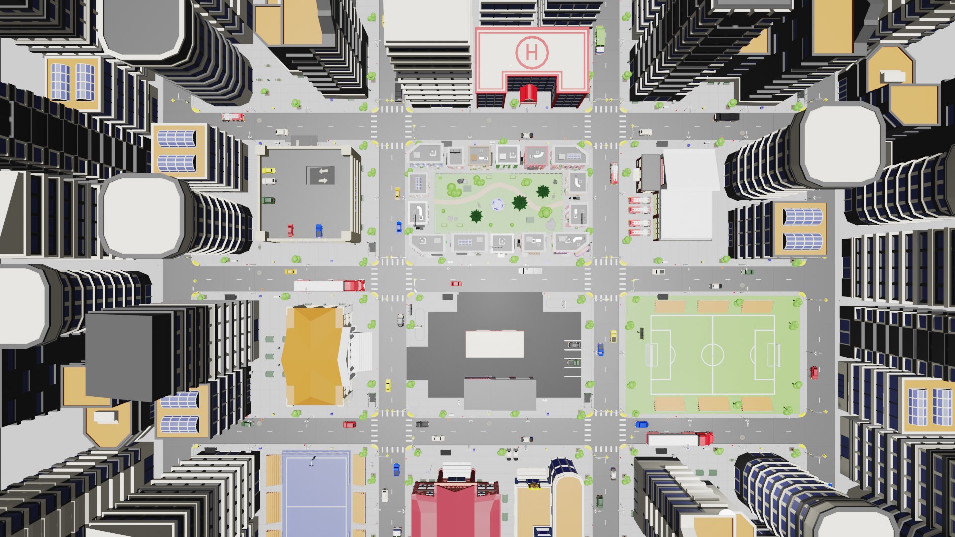 3D City Mega Pack Model - TurboSquid 2194303