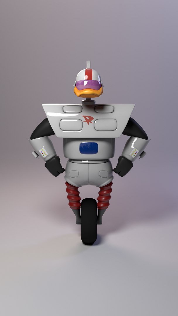 gizmoduck duck gizmo 3d fbx
