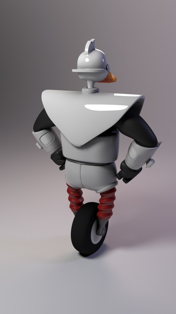 gizmoduck duck gizmo 3d fbx