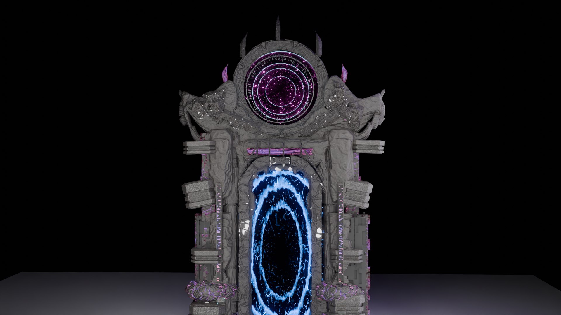 3D Model Portal Futuristic Design - TurboSquid 2245203