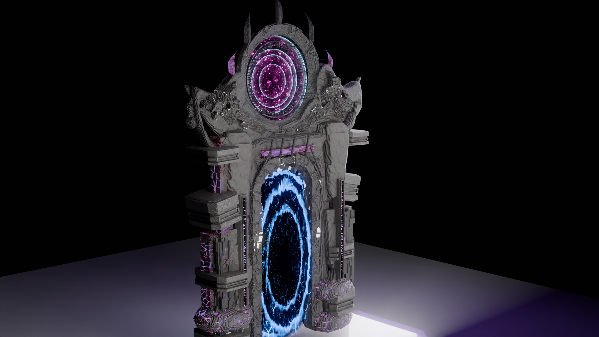 3D Model Portal Futuristic Design - TurboSquid 2245203