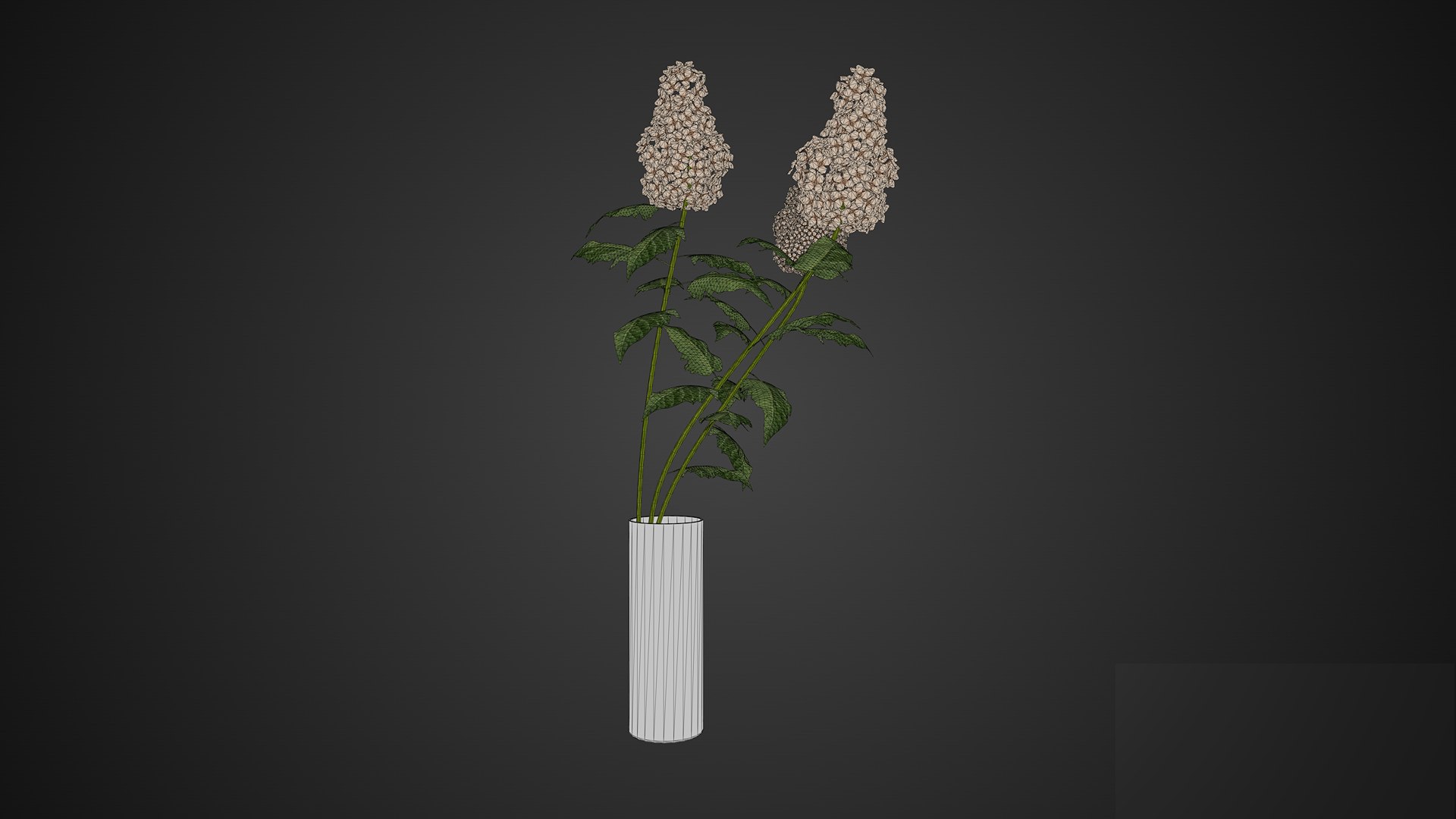3D Game Ready White Lilca Vase Model - TurboSquid 2102385
