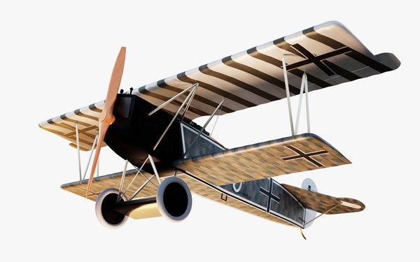 fokker d vii fighter 3d model