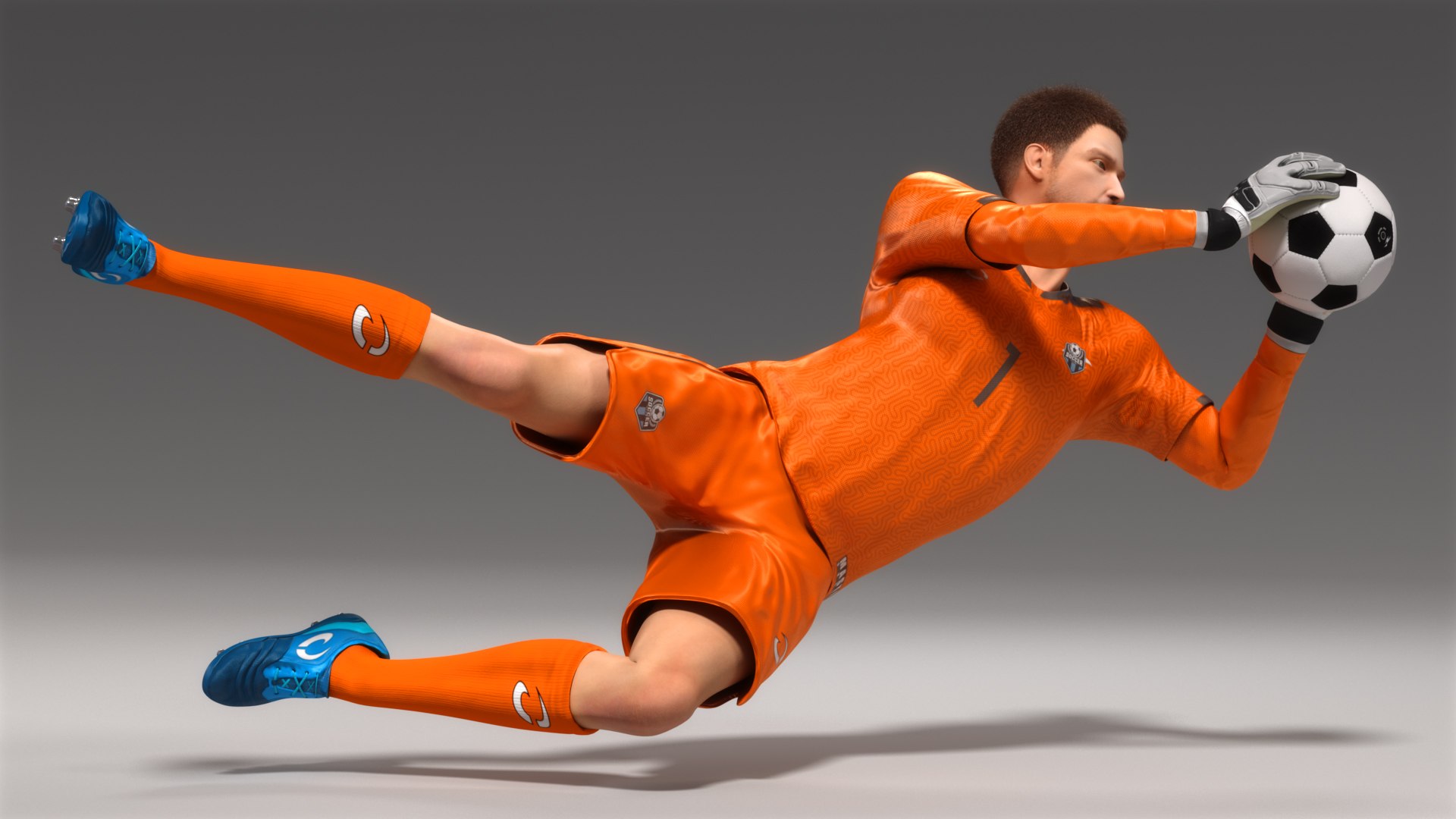 3D Male GoalkeeperAnimated HQ Model - TurboSquid 1887092