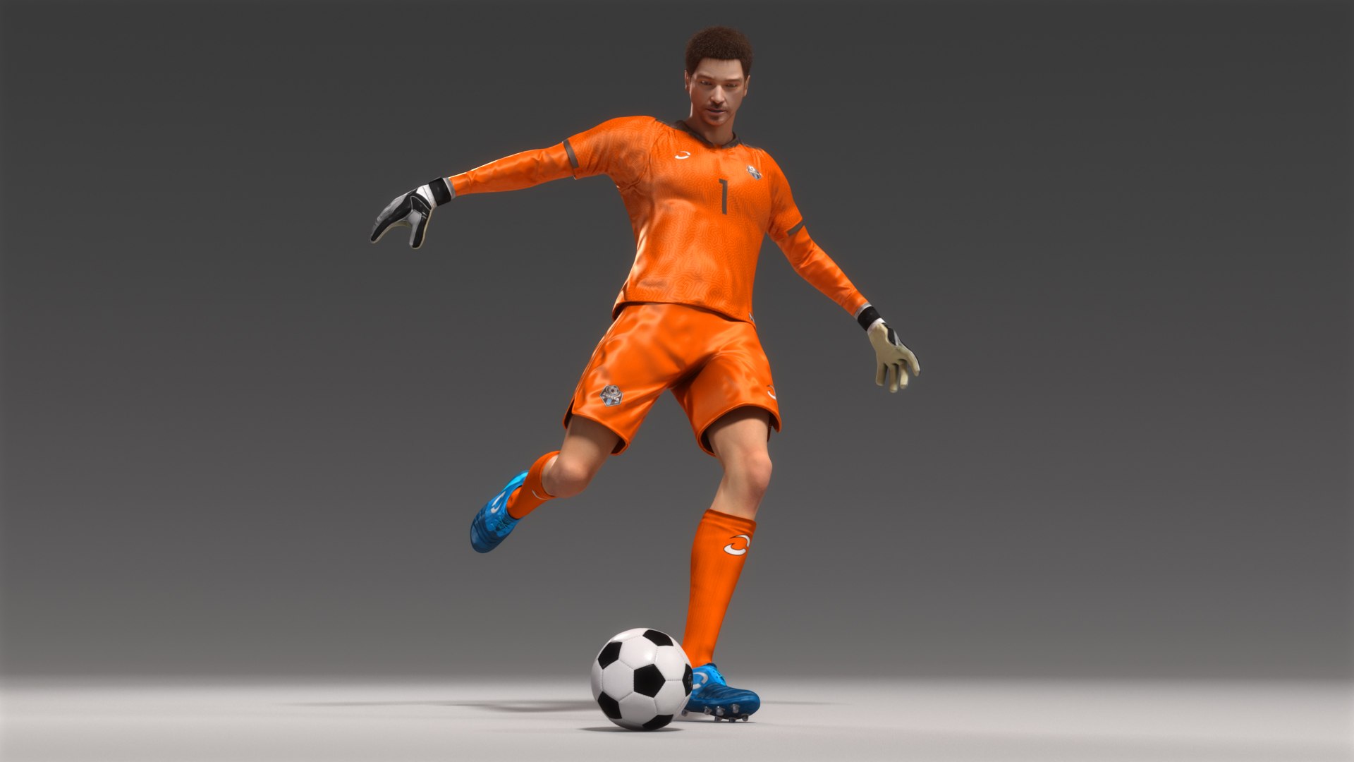 3D Male GoalkeeperAnimated HQ Model - TurboSquid 1887092