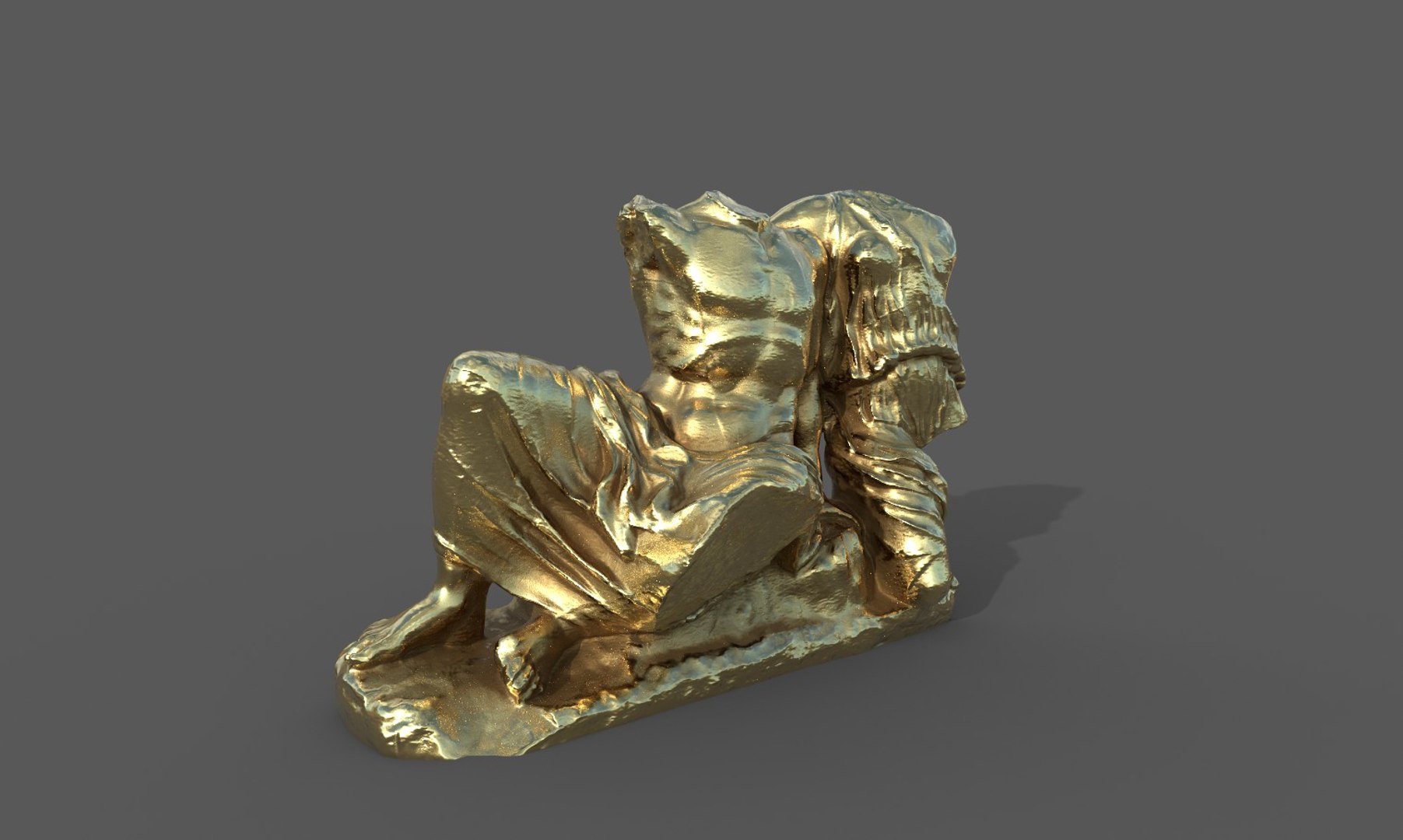 3D Cecrops And His Daughter Pandrosos Model - TurboSquid 1821903
