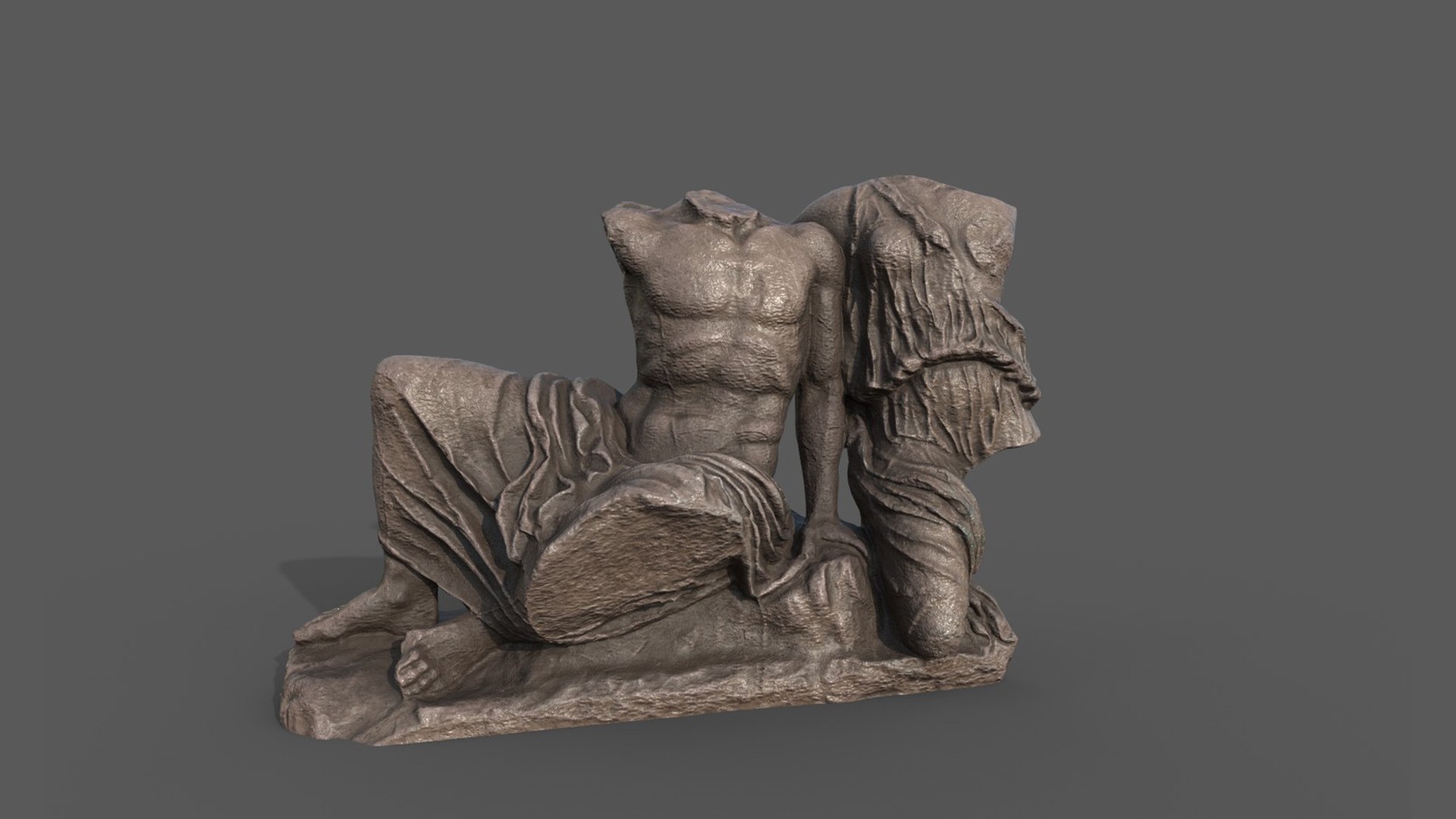 3D Cecrops And His Daughter Pandrosos Model - TurboSquid 1821903