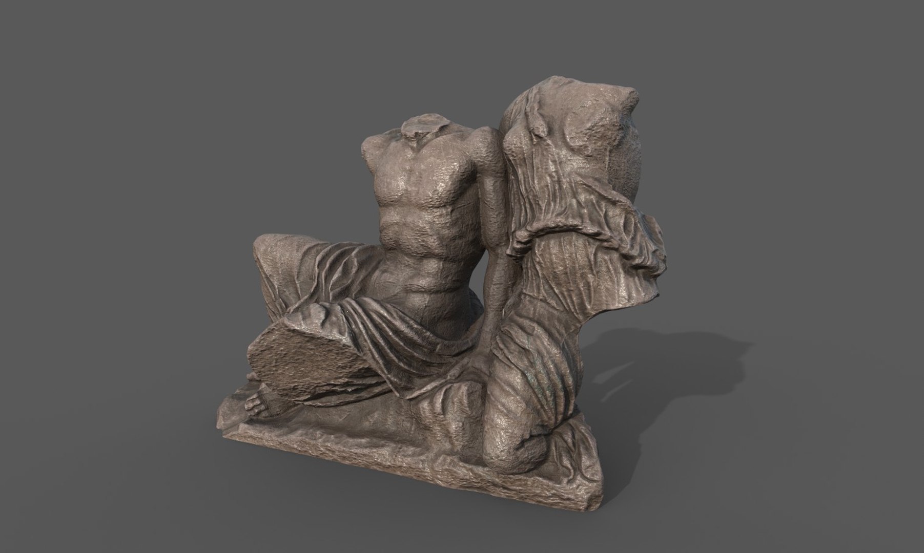 3D Cecrops And His Daughter Pandrosos Model - TurboSquid 1821903
